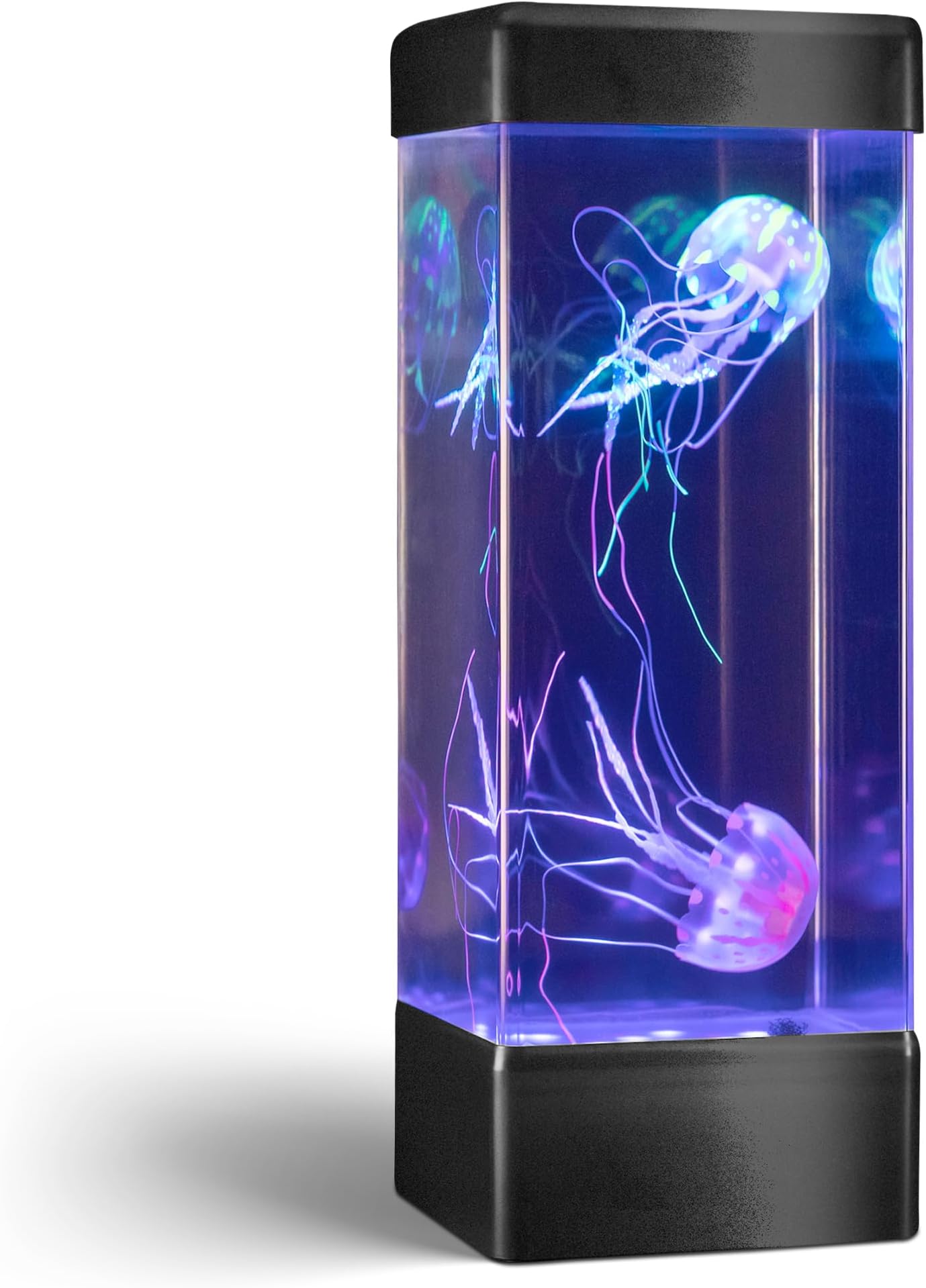 EDIER LED Fantasy Jellyfish Lamp - Round Jelly Fish Light Lamp - 7 ...
