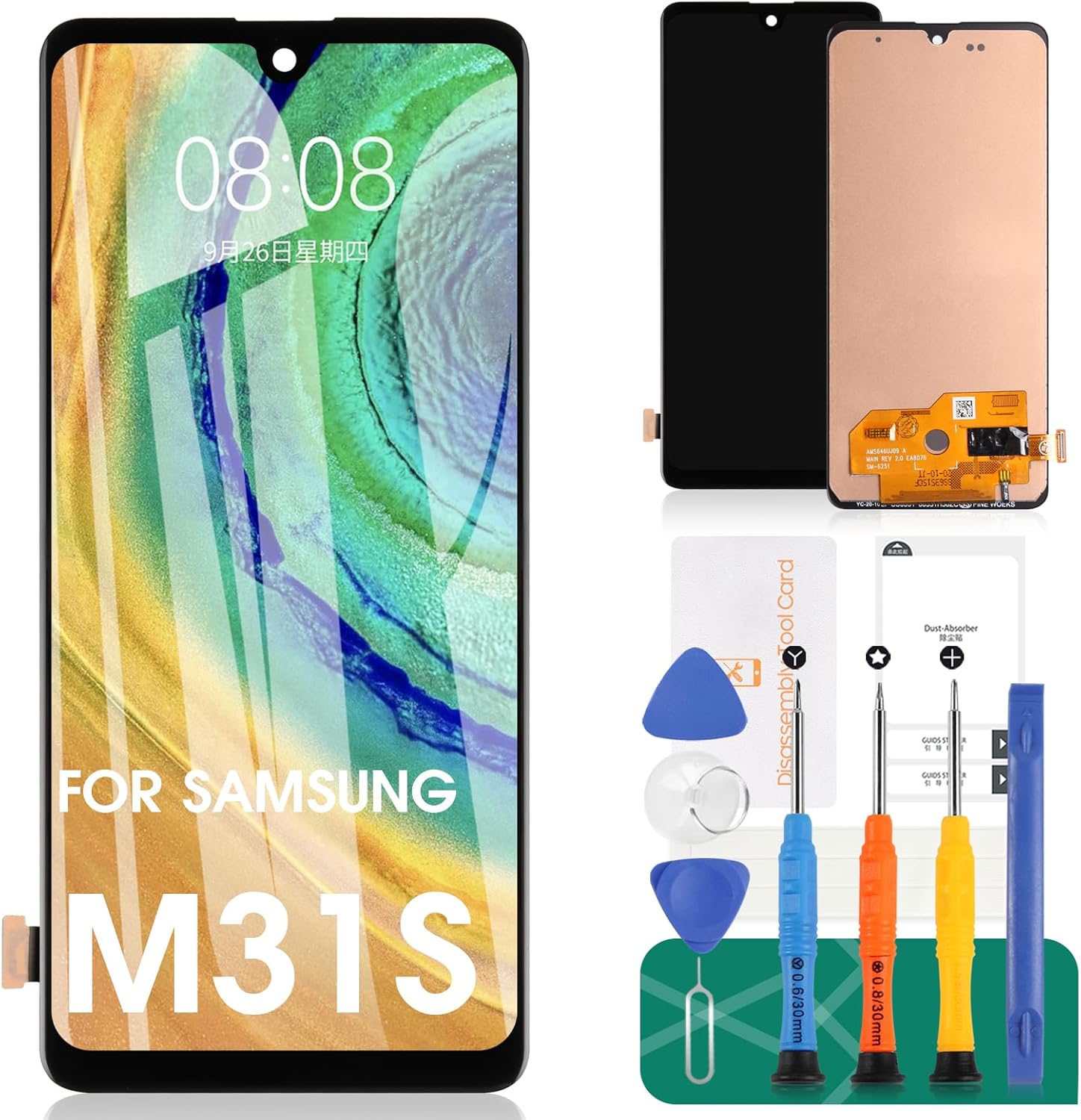 Not Original for Samsung Galaxy M31s LCD Screen for Samsung M31s Screen ...