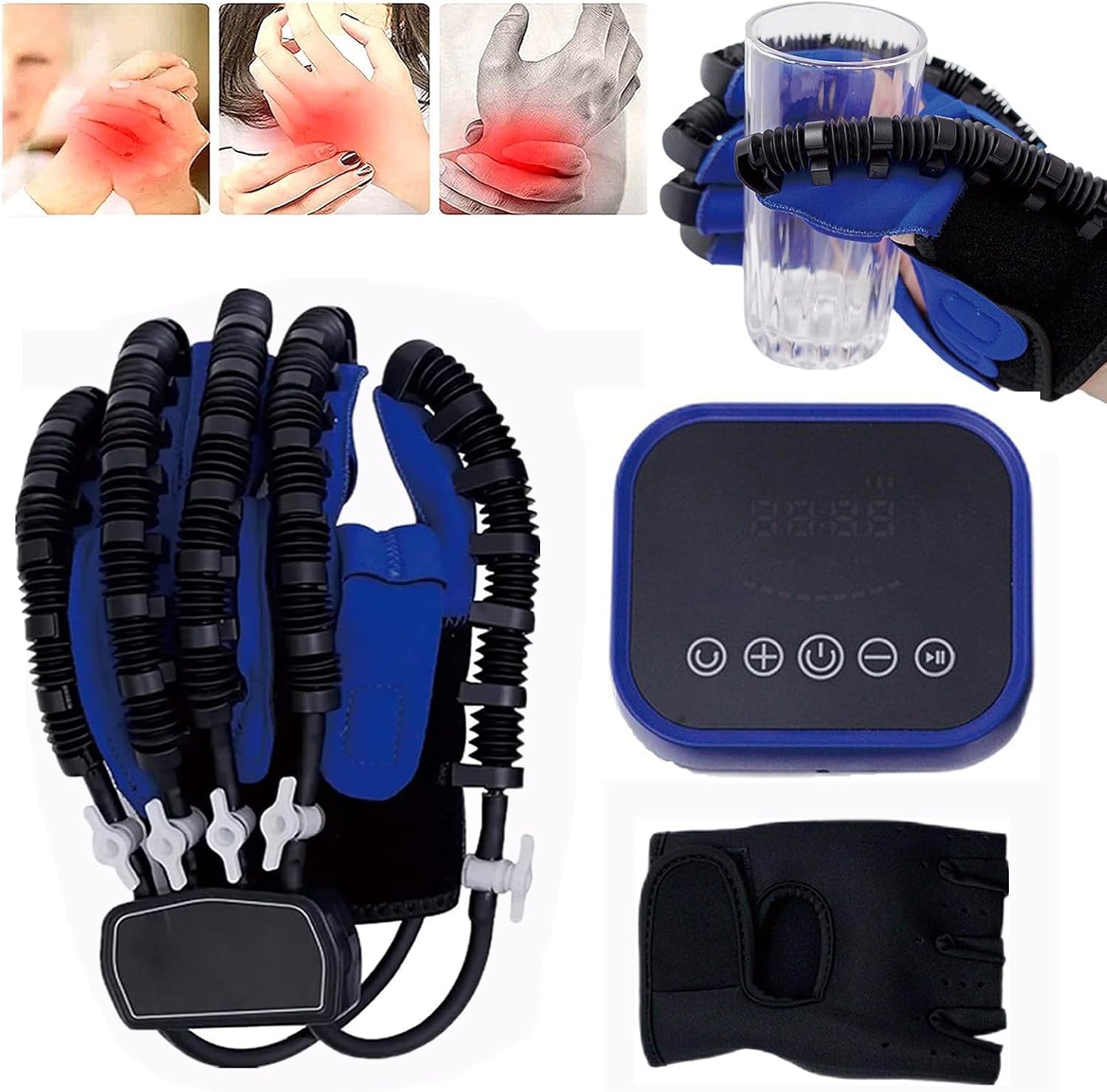 Amazon.com: YEUNTANH Hand Rehabilitation Robot Gloves,Self Training ...
