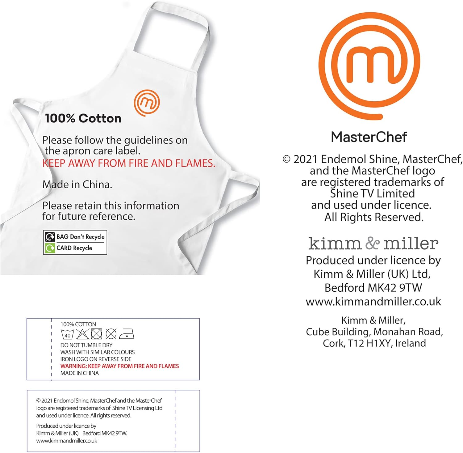 MasterChef Apron for Men or Women – Master Chef Cooking Apron for ...