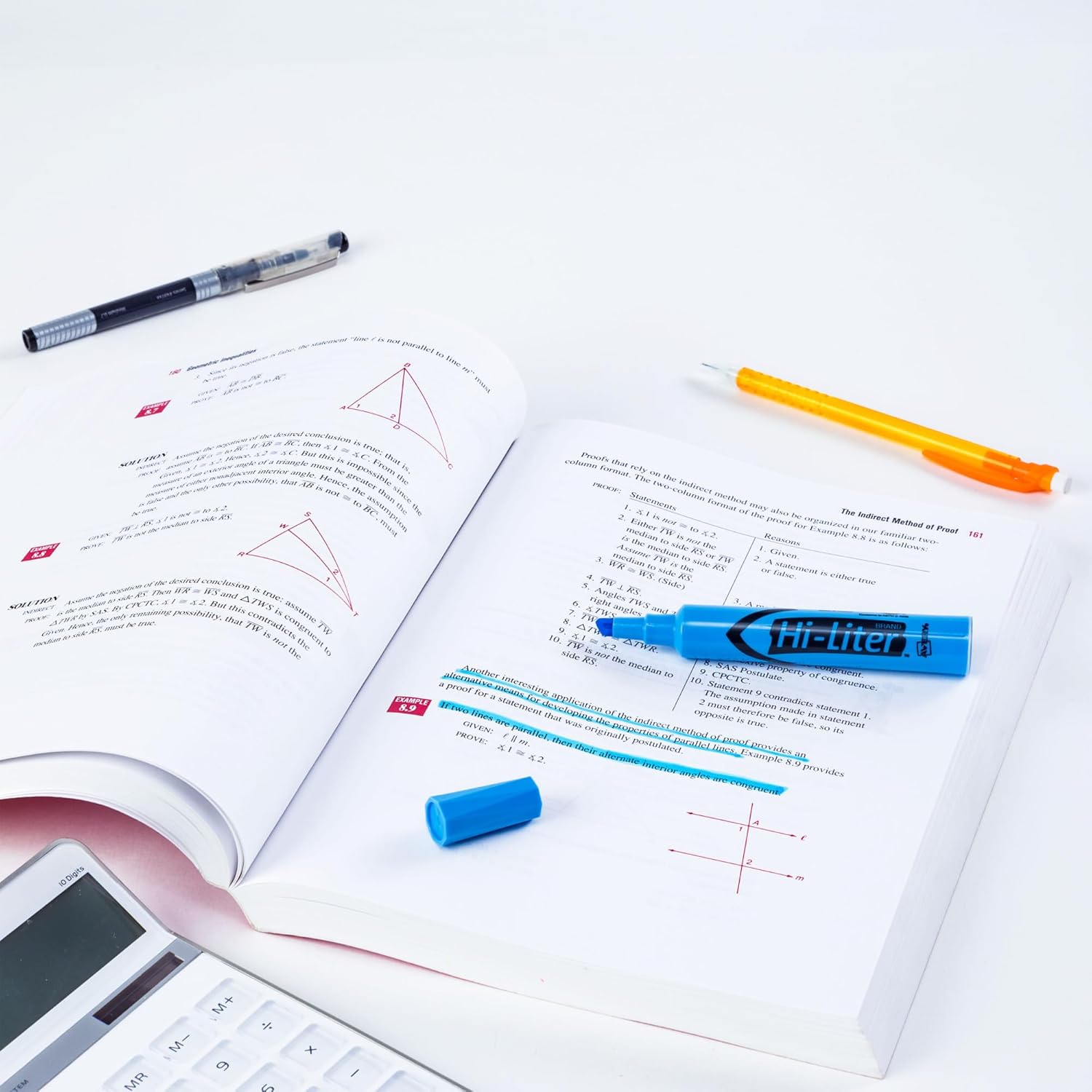 Marcadores fluorescentes para escritorio HI-LITER Azul claro – Yaxa ...