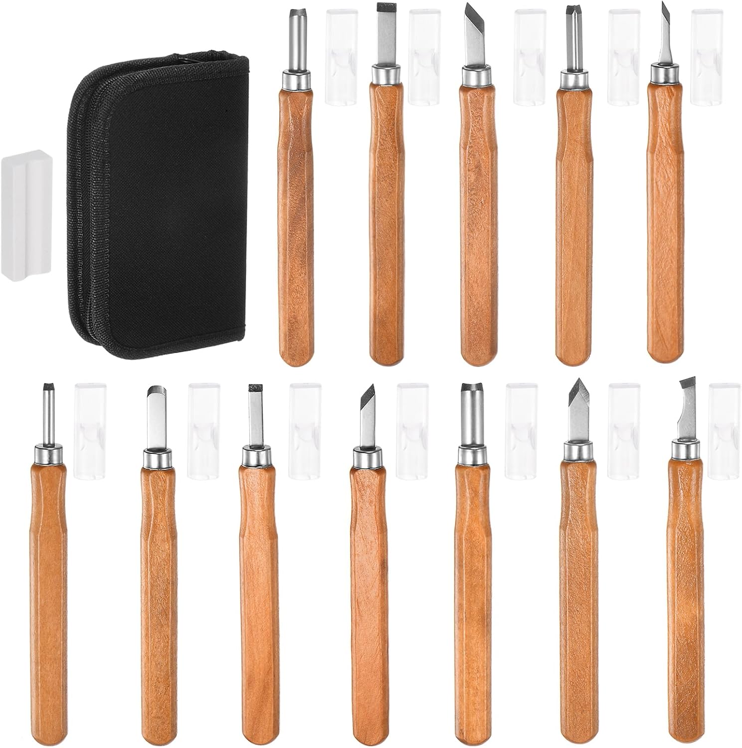Amazon.com: HARFINGTON 12pcs Wood Carving Knife Set Big/Mid/Small SK2 ...