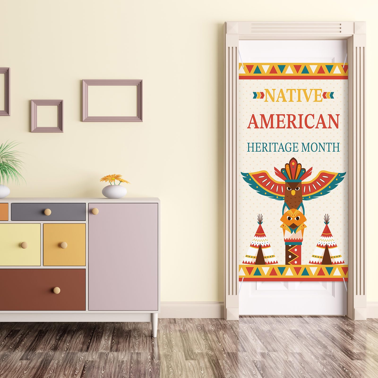 Snapklik.com : 36 X 72 Native American Heritage Month Door Cover ...