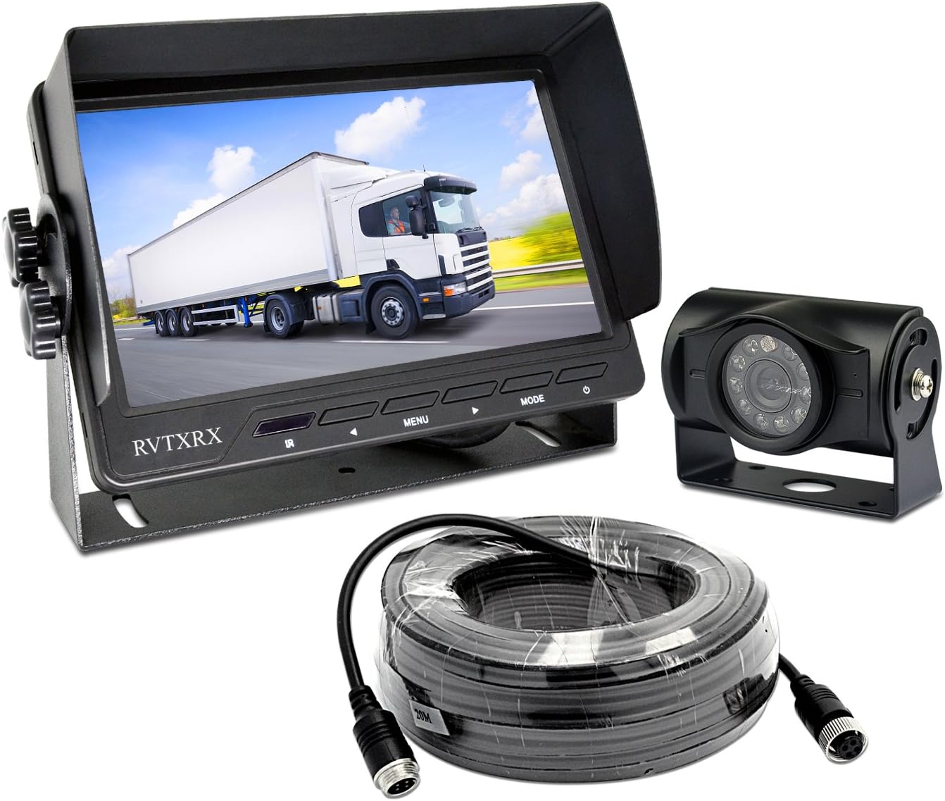 Amazon.com: Backup Camera System with 7 inch Definition Display + IP69 ...