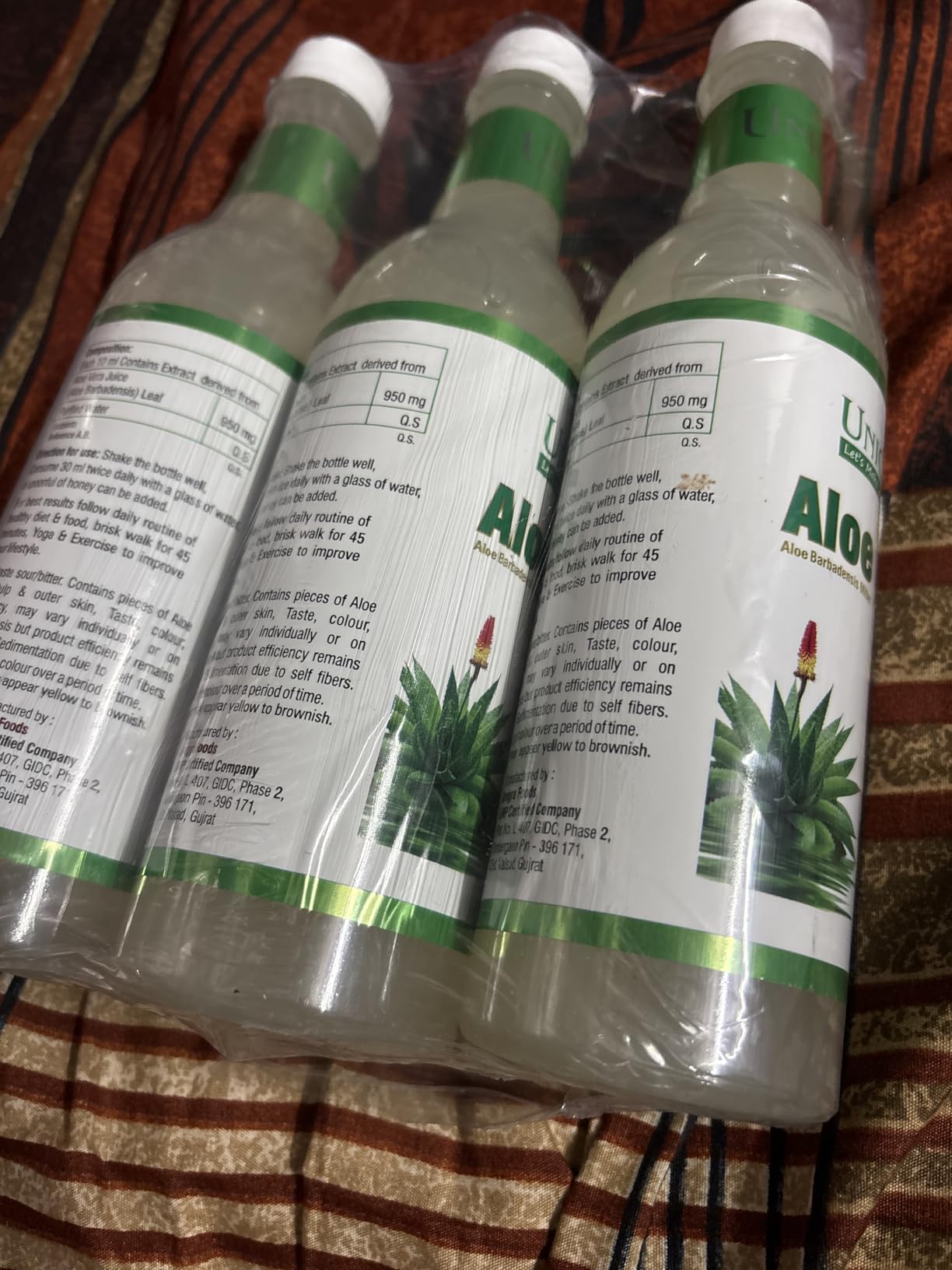 Unicare Aloe Vera Juice | Natural Detox Drink for Digestion & Liver ...