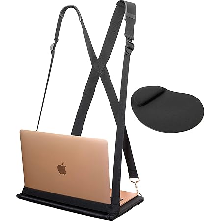 ALPHABET WONDERS Laptop Harness Walking Desk- Wearable Desk for Laptop ...