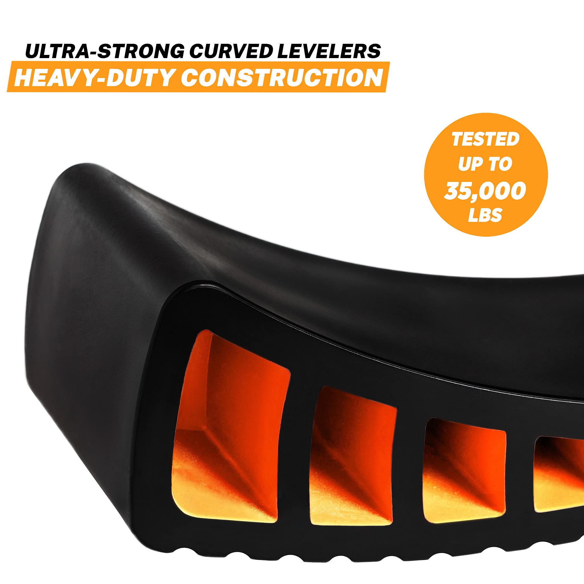 Snapklik.com : CARMTEK Camper Leveler Kit - Curved RV Levelers