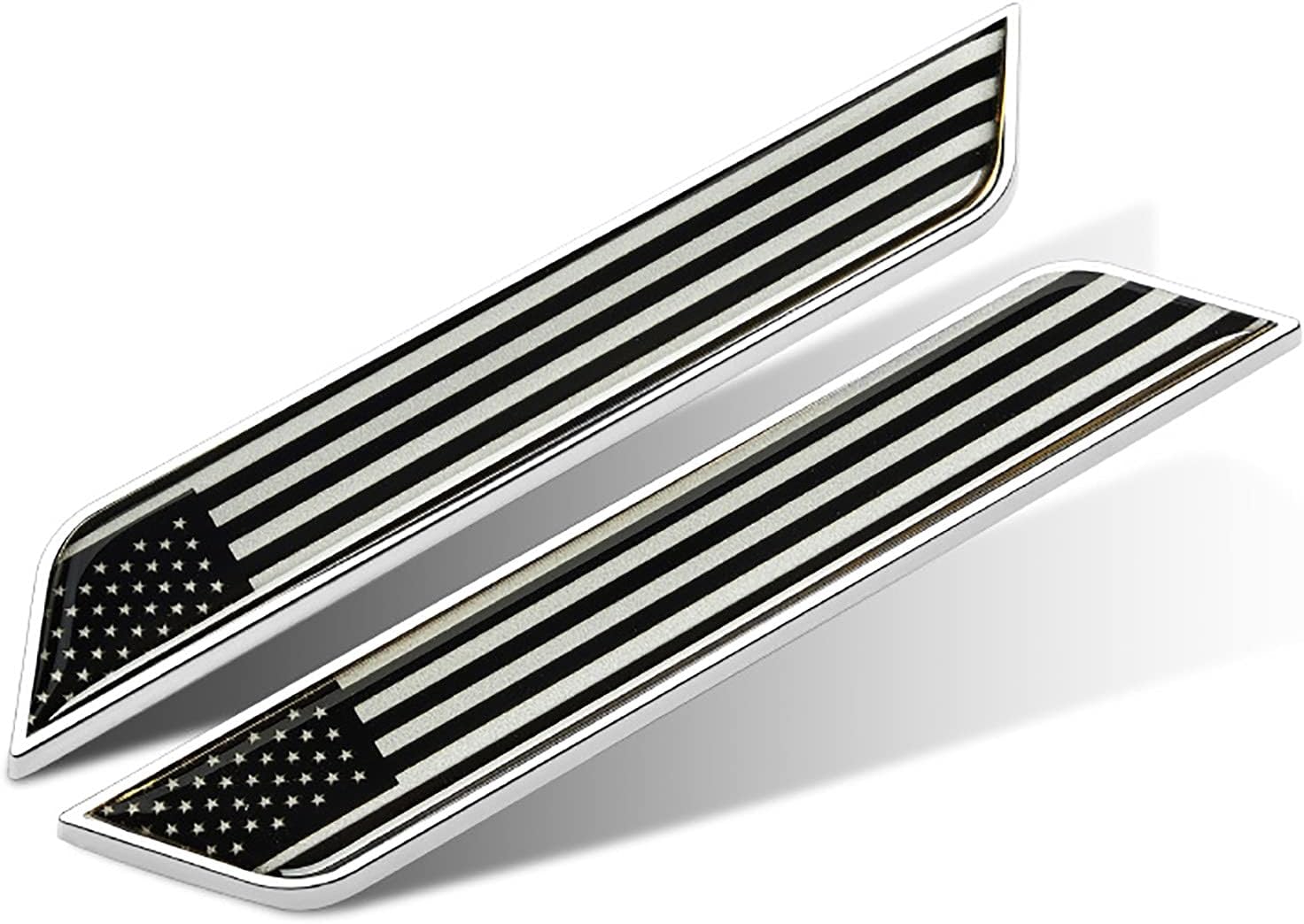 Amazon.com: AutoE Car Styling 3D Aluminum Epoxy National Flag Logo ...