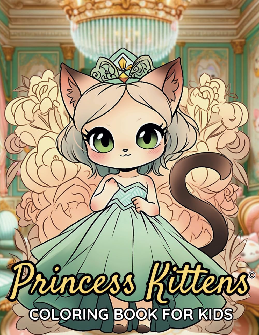 Princess Kittens Coloring Book for Kids: Whimsical and Simple Pages for ...