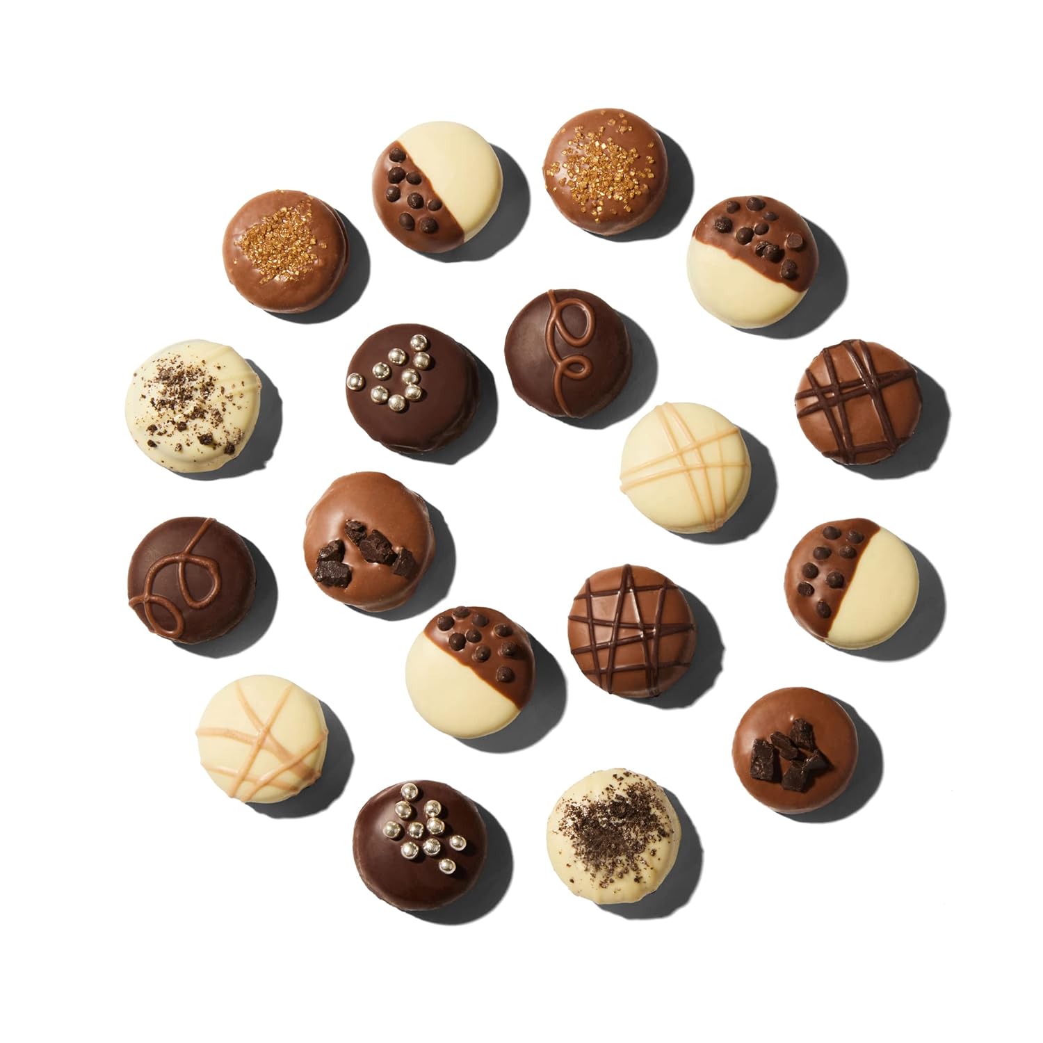 Buy BomBombs Gourmet Chocolate Dipped Sandwich Cookies, Assortment of ...