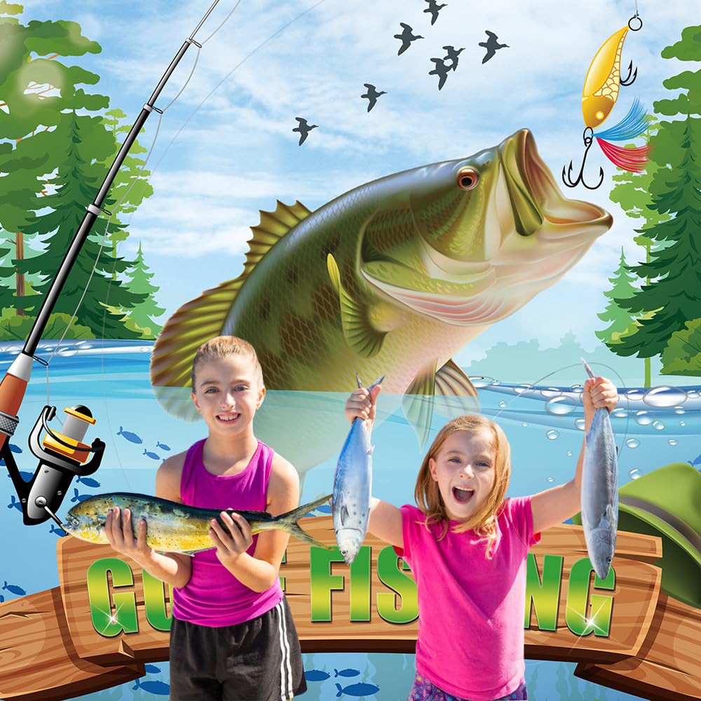 Backdrop Fishing Snack Fishing Backdrop Etsy UK