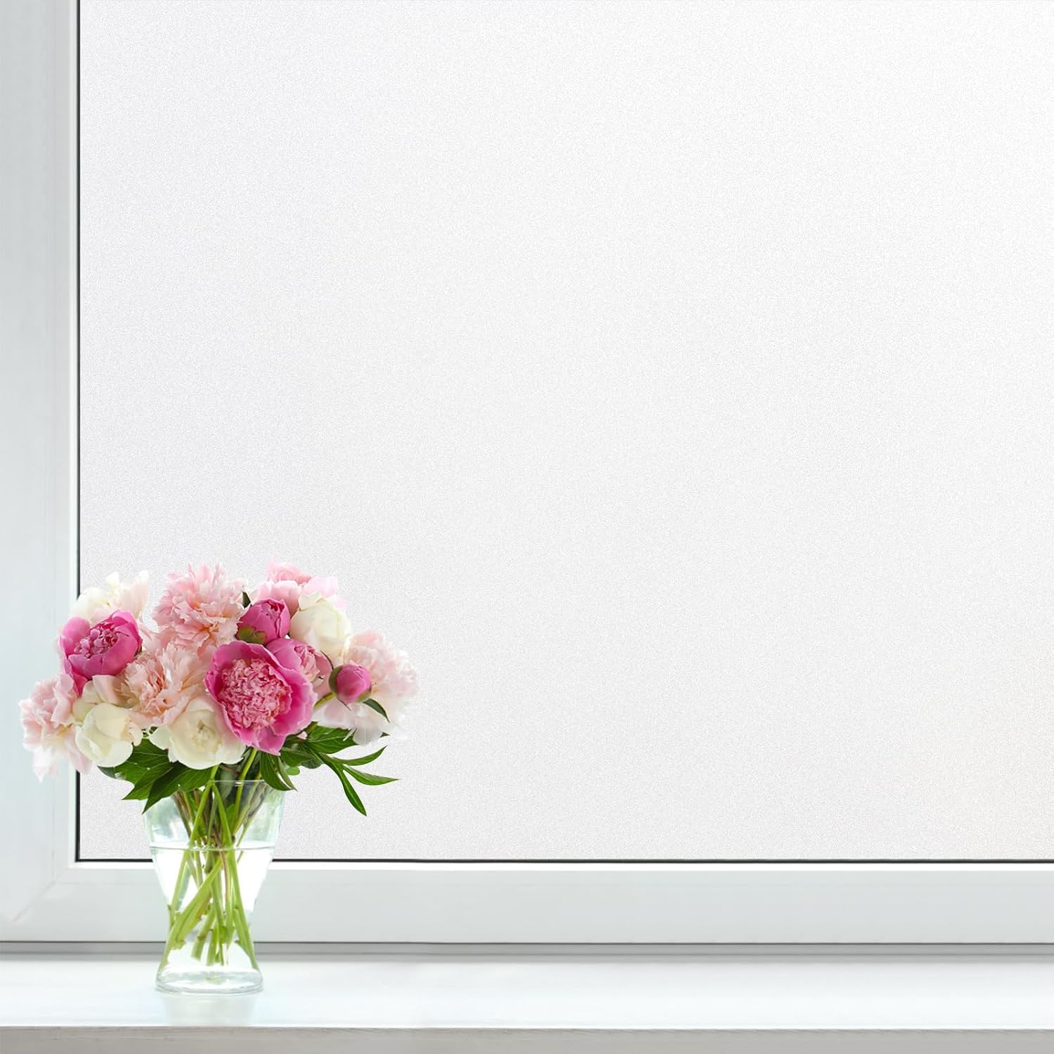 Amazon.com: DOWELL Window Privacy Film, Removable Frosted Glass Window ...