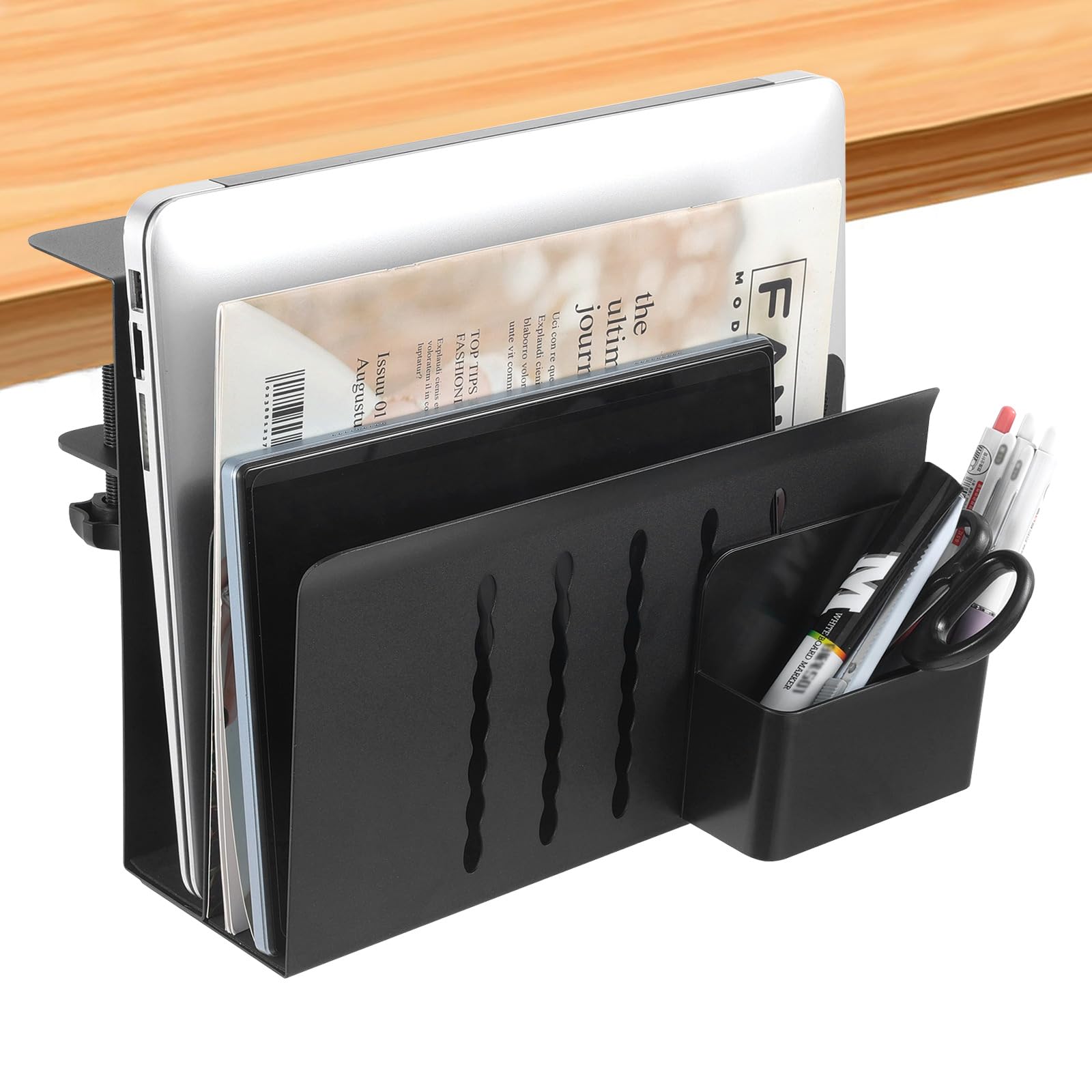 Snapklik.com : Desk Side Storage,2 Tier Under Desk Laptop Holder ...