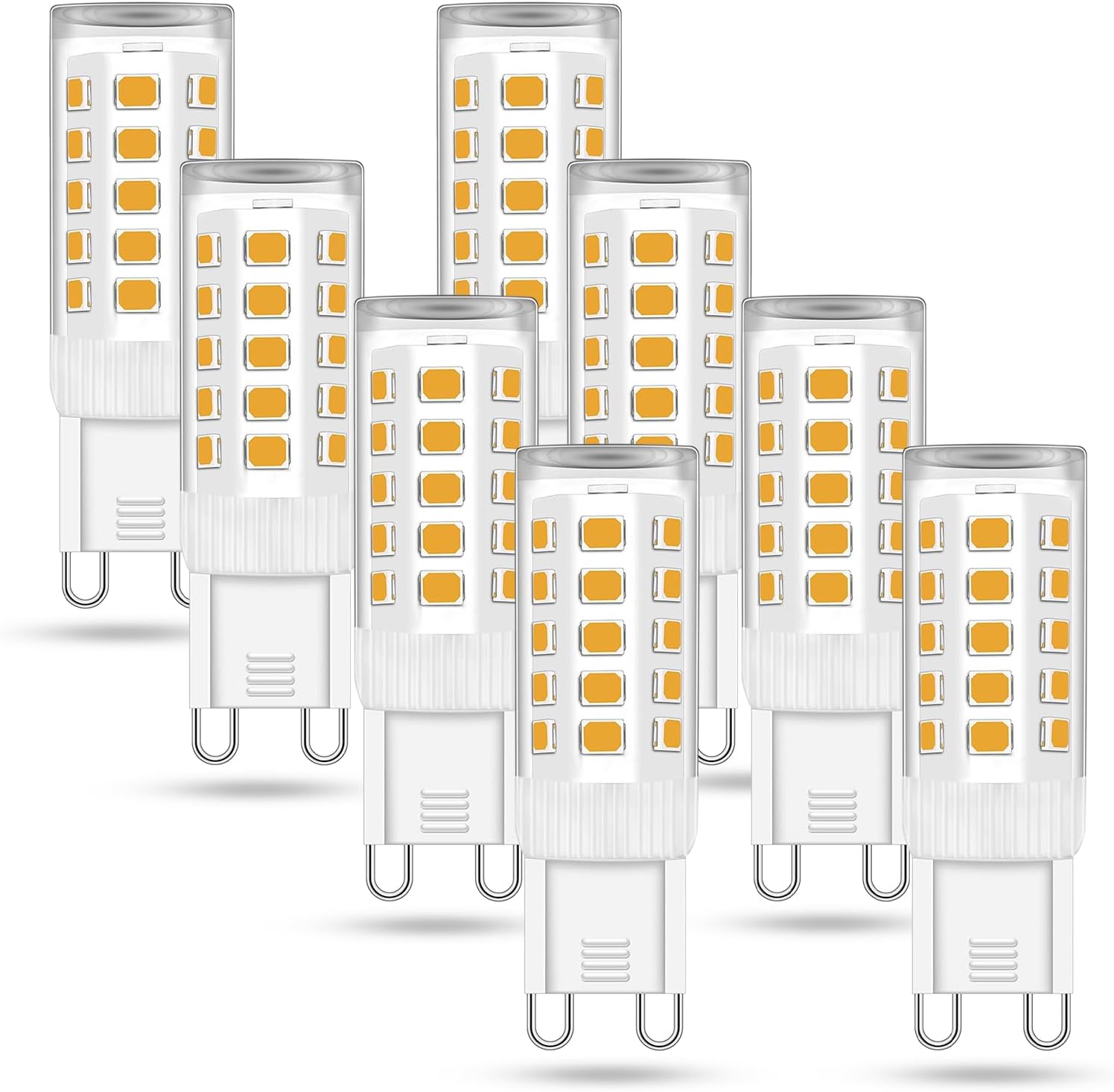 Supernic 8Pack G9 Led Bulbs,G9 LED Bulbs Warm White,G9 Light Bulb for ...