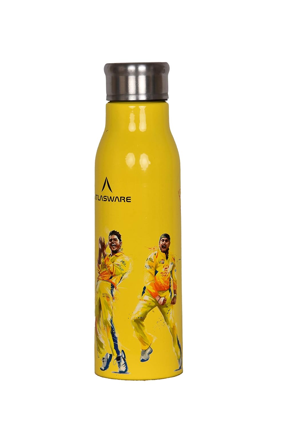 CSK Chennai Super Kings Stainless Steel Atlasware Waterbottles (Team ...