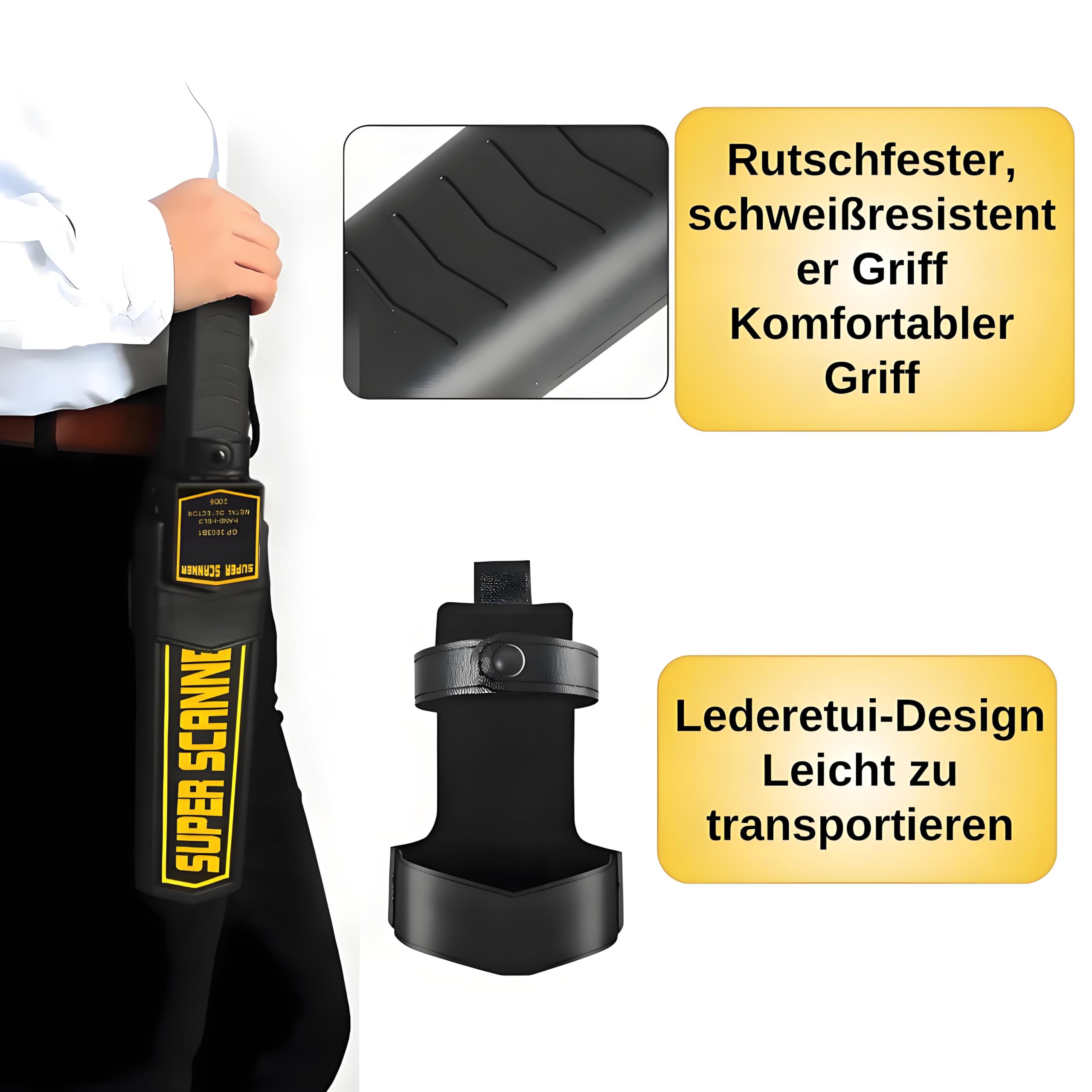 German Hand Held Metal Detector