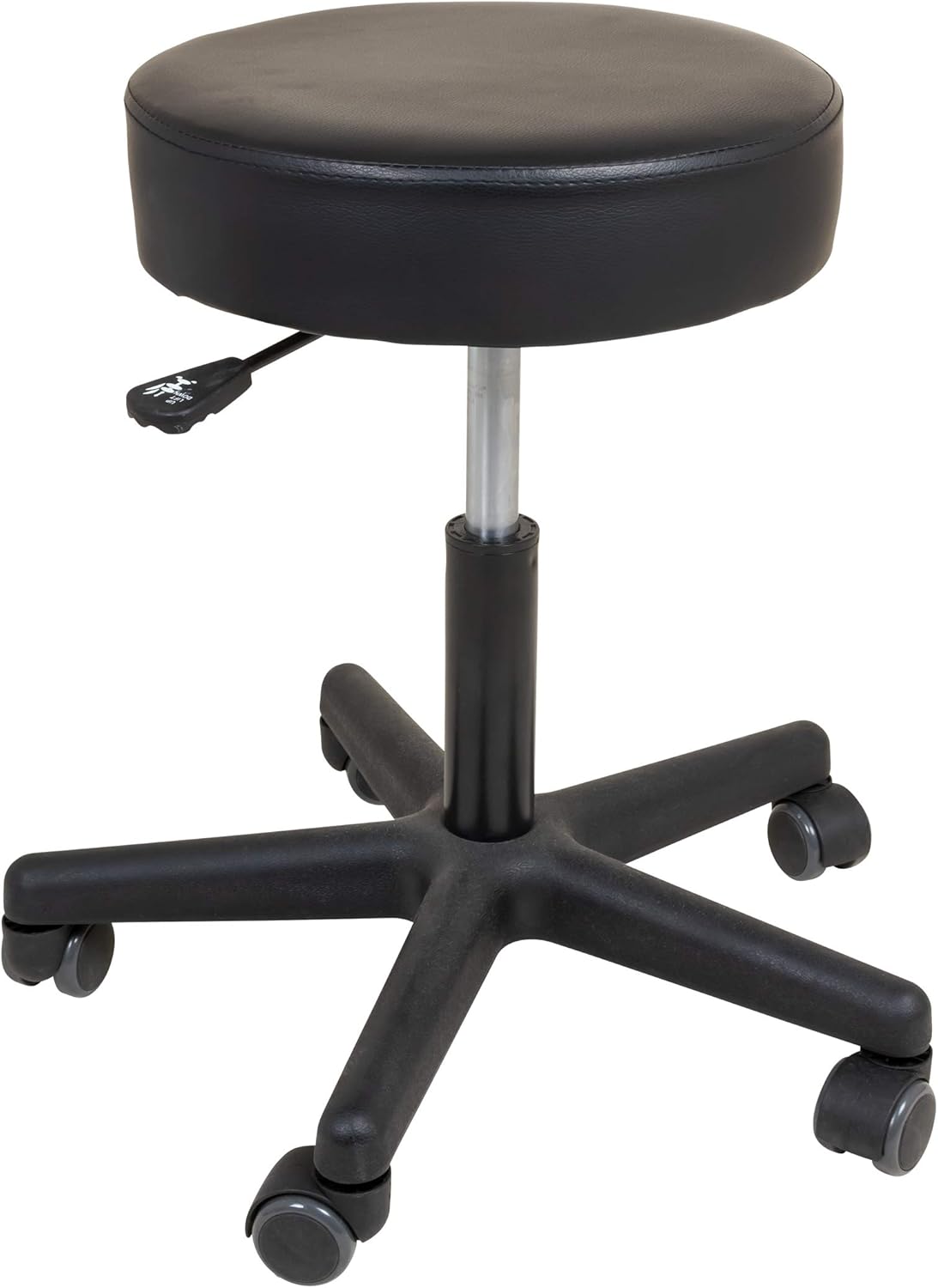 Roscoe Medical Stool With Wheels - Round Adjustable Stool, Rolling ...