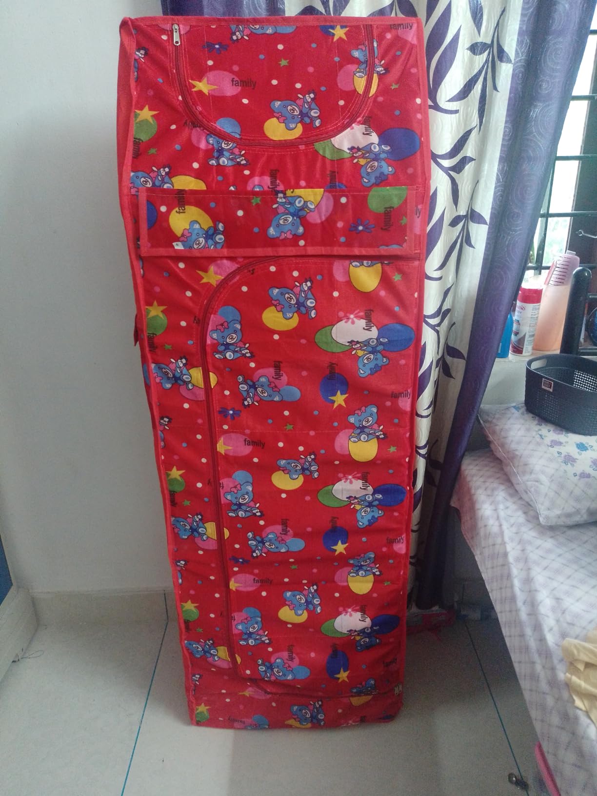 Little Paigii 6 Shelve Multipurpose Baby Wardrobe/Almirah Cover/Toy Box ...