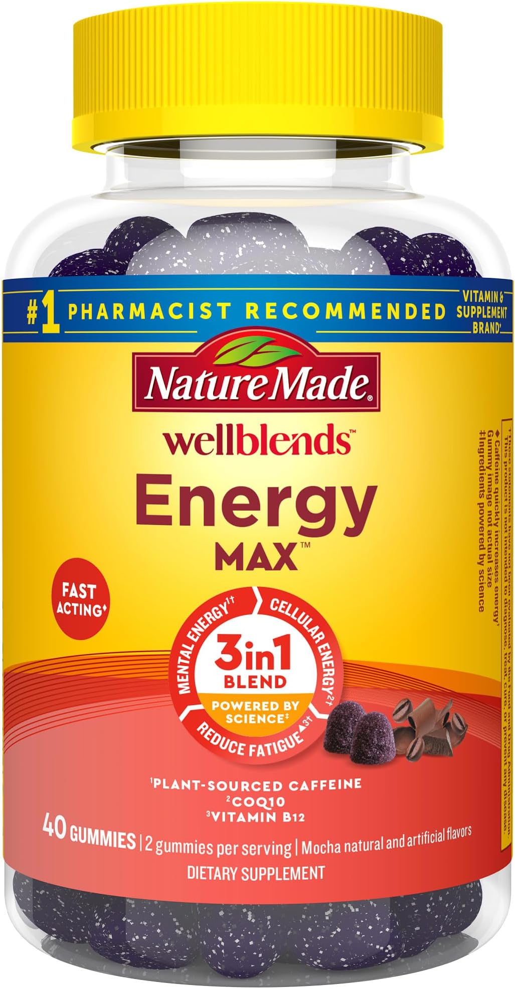 Amazon.com: OLLY Swift Energy Gummy, Caffeine from Green Tea, B ...