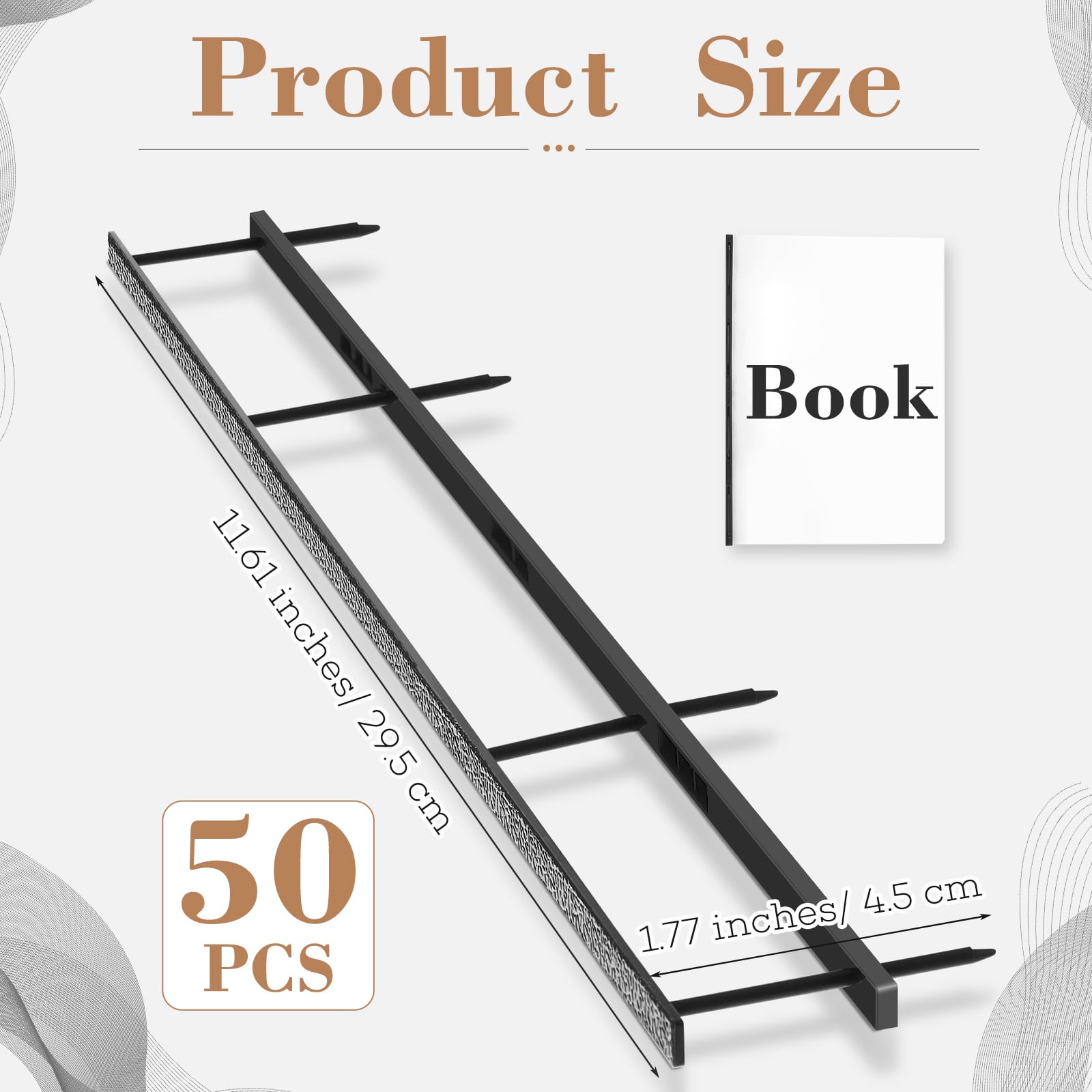 Snapklik.com : Kolldenn 50 Pcs Binding Spines Reclosable 4 Pin Spines ...