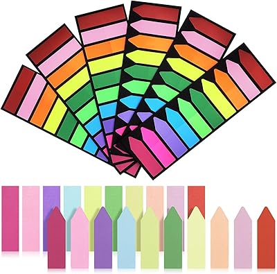 Amazon.com : 1600 Pcs Page Markers, Annotation Tabs for Book ...