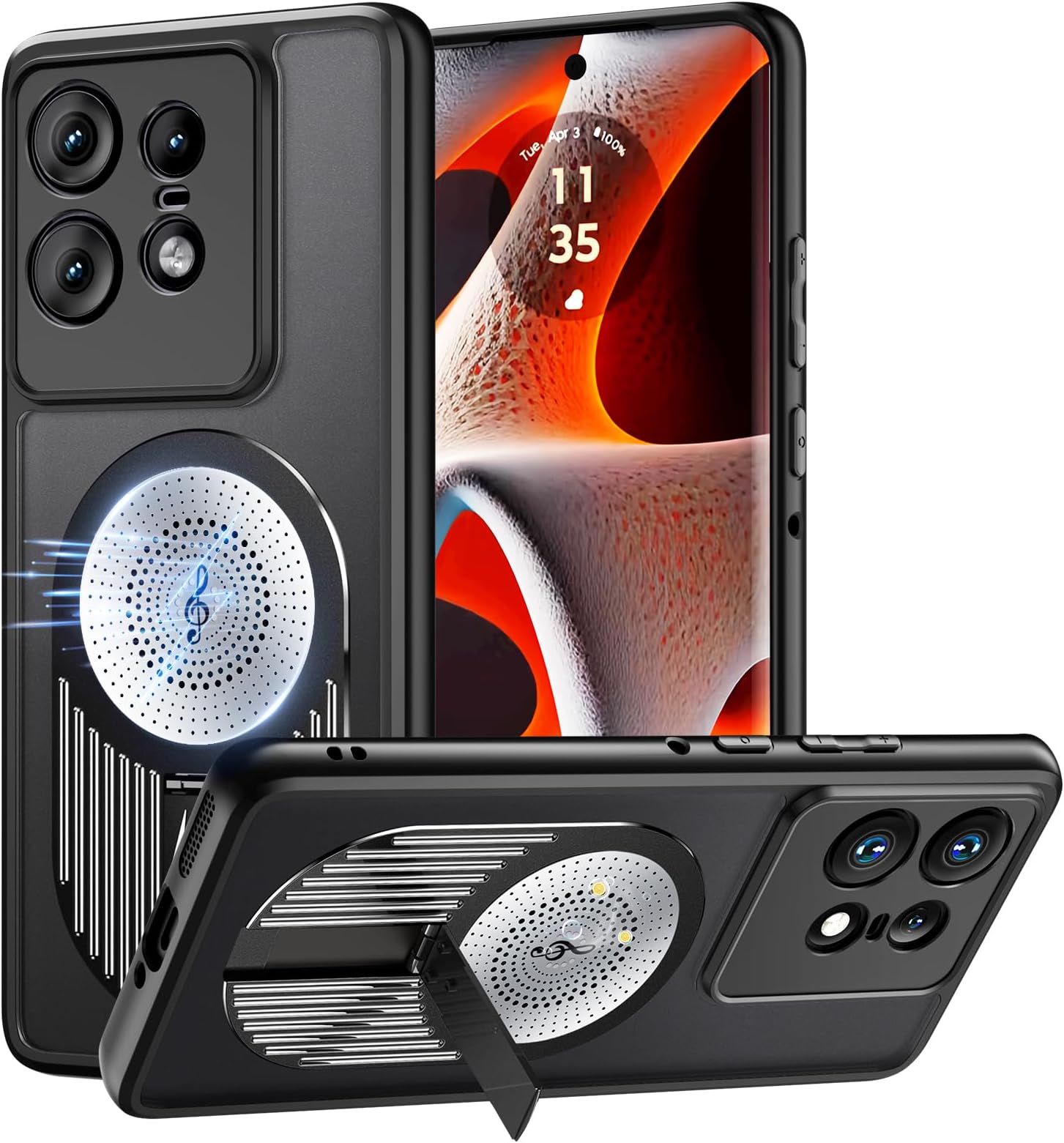 Amazon.com: HGJTFANY Phone Case + Screen Protector for Motorola Edge 50 ...