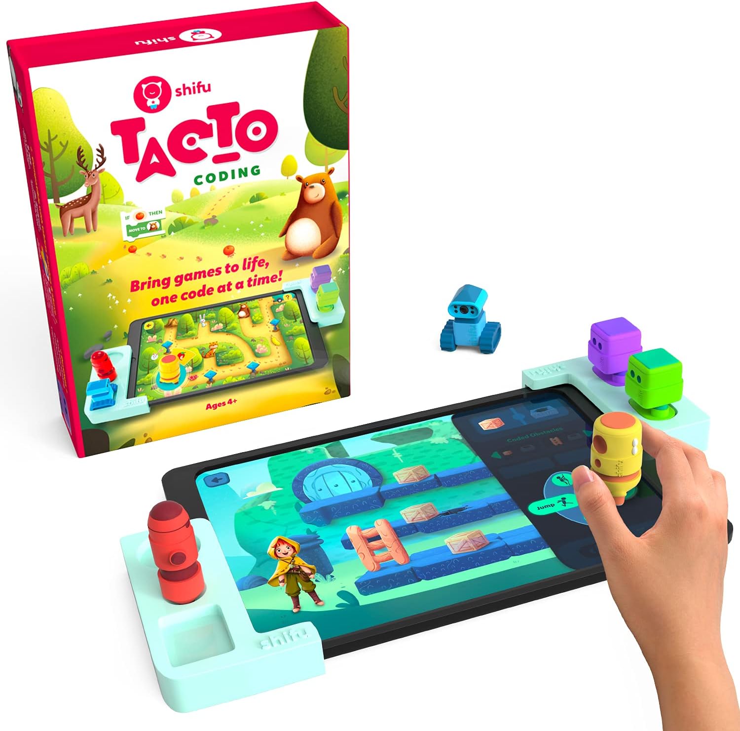 Tacto Coding by PlayShifu (app based) – Learn to code while helping animals | STEM toy for both ...