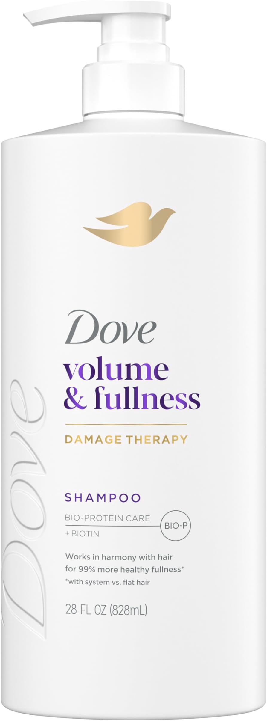 Amazon.com : Dove Shampoo Volume & Fullness for Fine, Thin Hair with ...