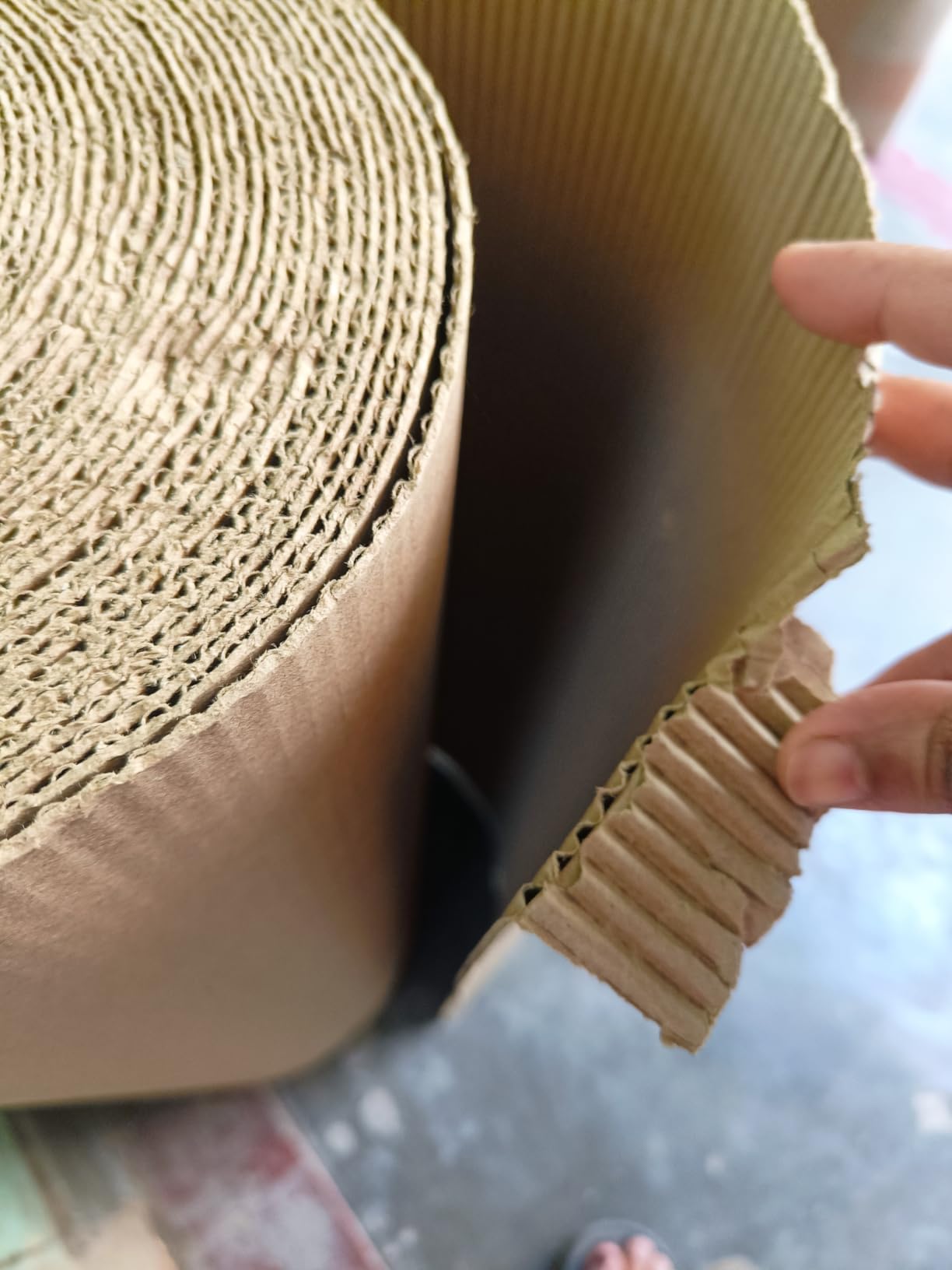 JIA INDUSTRIES Ecofriendly 2 Ply Brown Corrugated Roll For Ecommerce ...