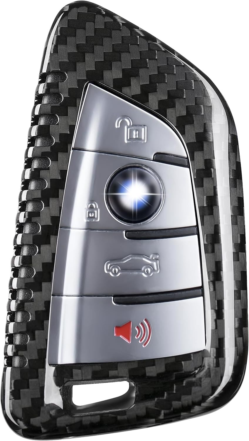 Amazon.com: Real Carbon Fiber Key Fob Cover Case Suitable for BMW 2 3 4 ...