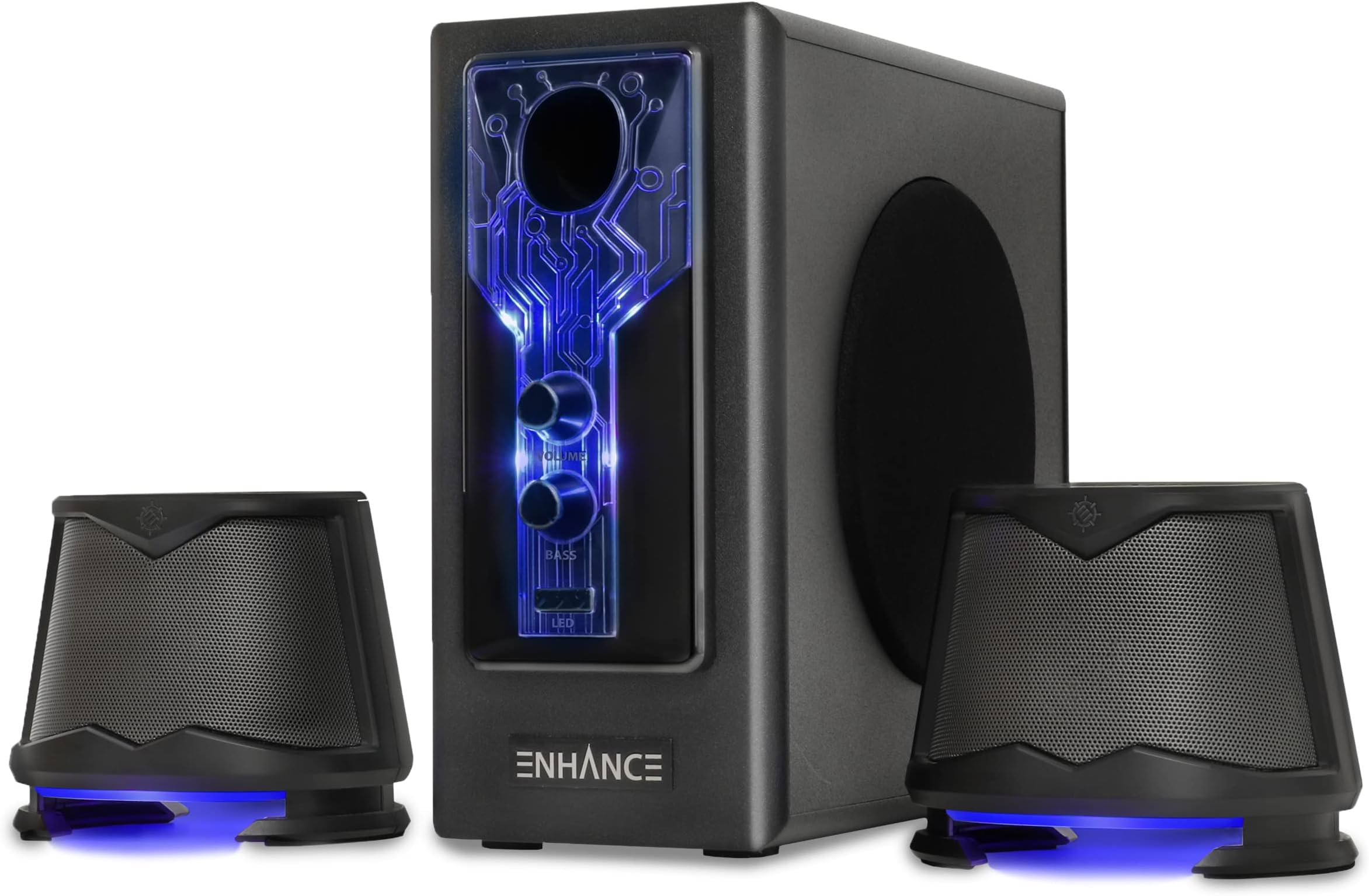 Trust Tytan Gaming Set Altoparlanti 2.1 con Subwoofer Illuminato LED ...
