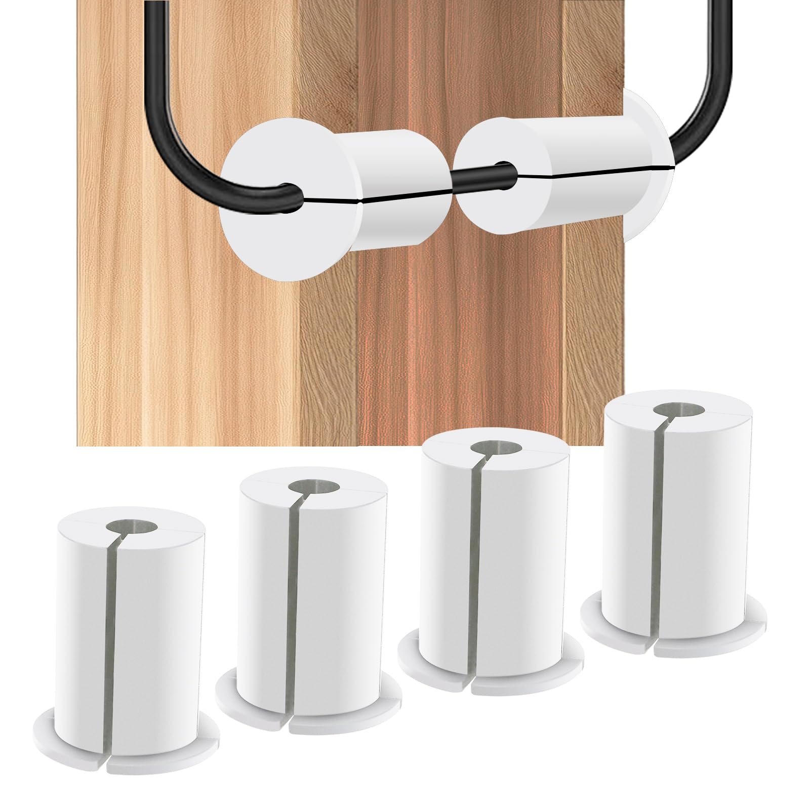 Amazon.com: Wall Grommet, Silicone Cable Routing Kit for Wall Hole ...