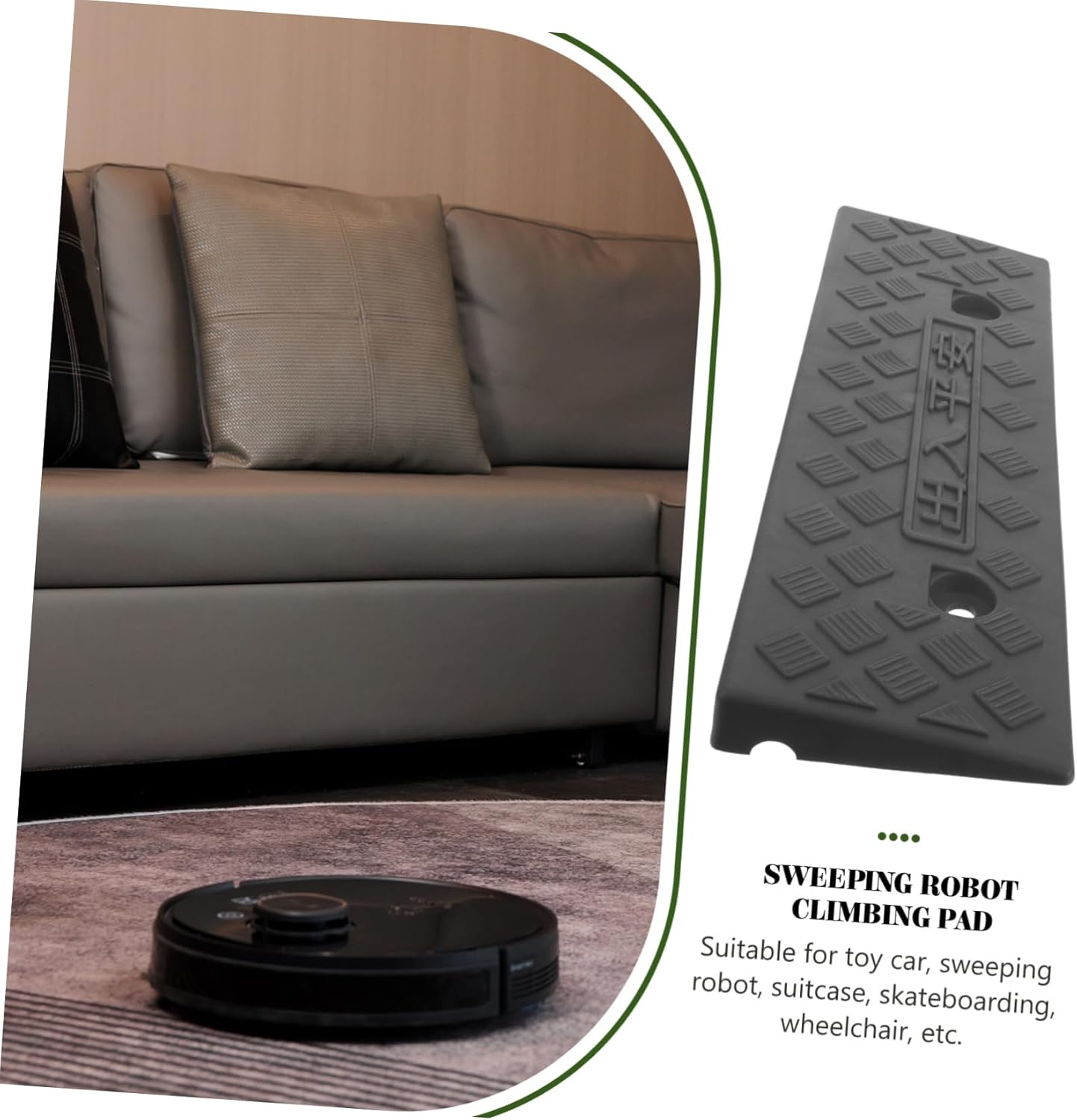 KALLORY Threshold Ramp Entry Ramp Wheelchair Transitioning Ramp Ramps ...