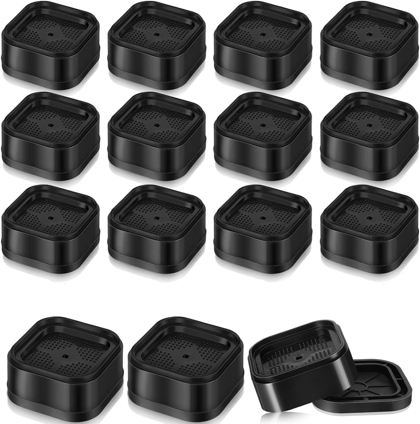 WEZCHUGHAOL 12 Pack Furniture Risers, 1.38" Adjustable Bed Risers Desk ...