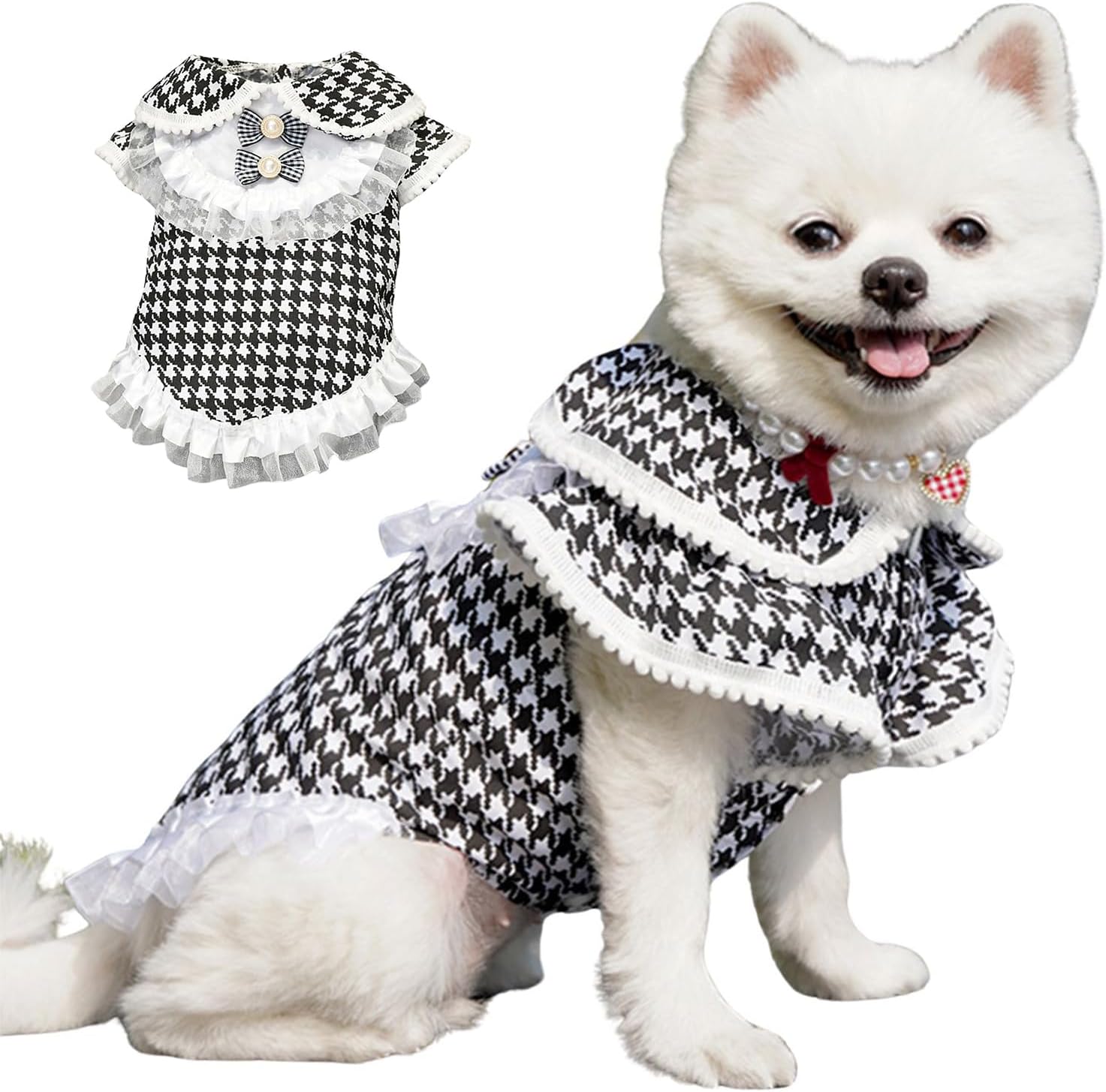 Amazon.com : Dog Princess Dress,Dog Clothes Girl Puppy Shirt Yorkie ...