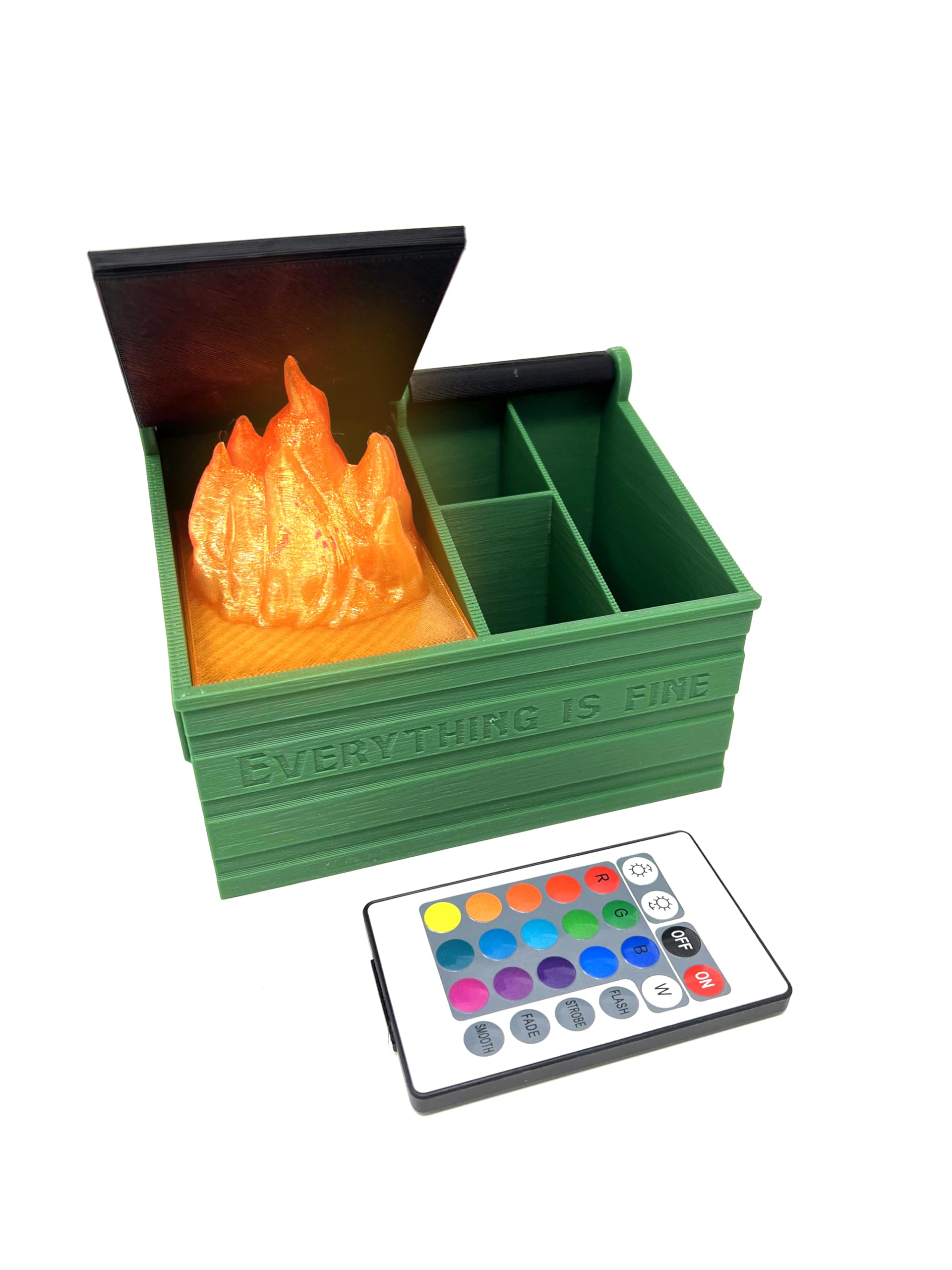 Amazon.com: MunnyGrubbers - Dumpster Fire Desk Organizer Caddy ...