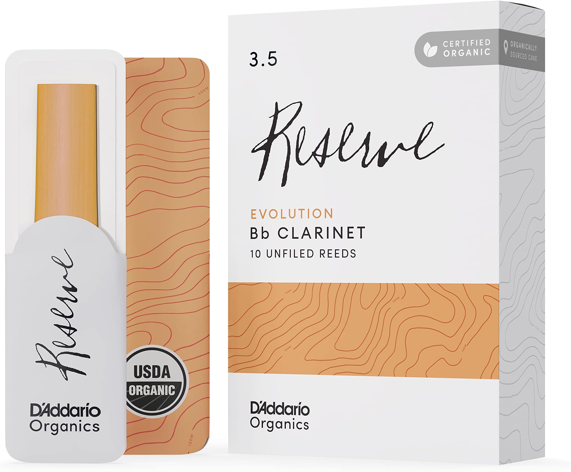 Amazon.com: D'Addario Organic Reserve Evolution Bb Clarinet Reeds ...