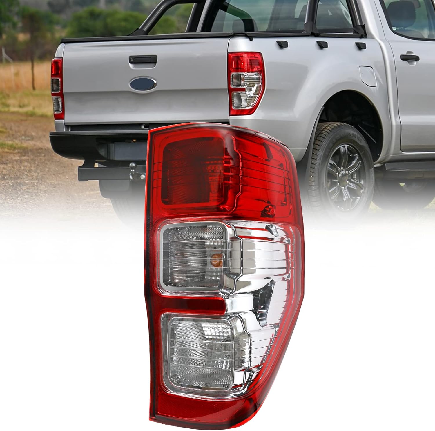 GVREI Tail Light Assembly For Ford Ranger Ute PX XL XLS XLT 2011 2012 ...
