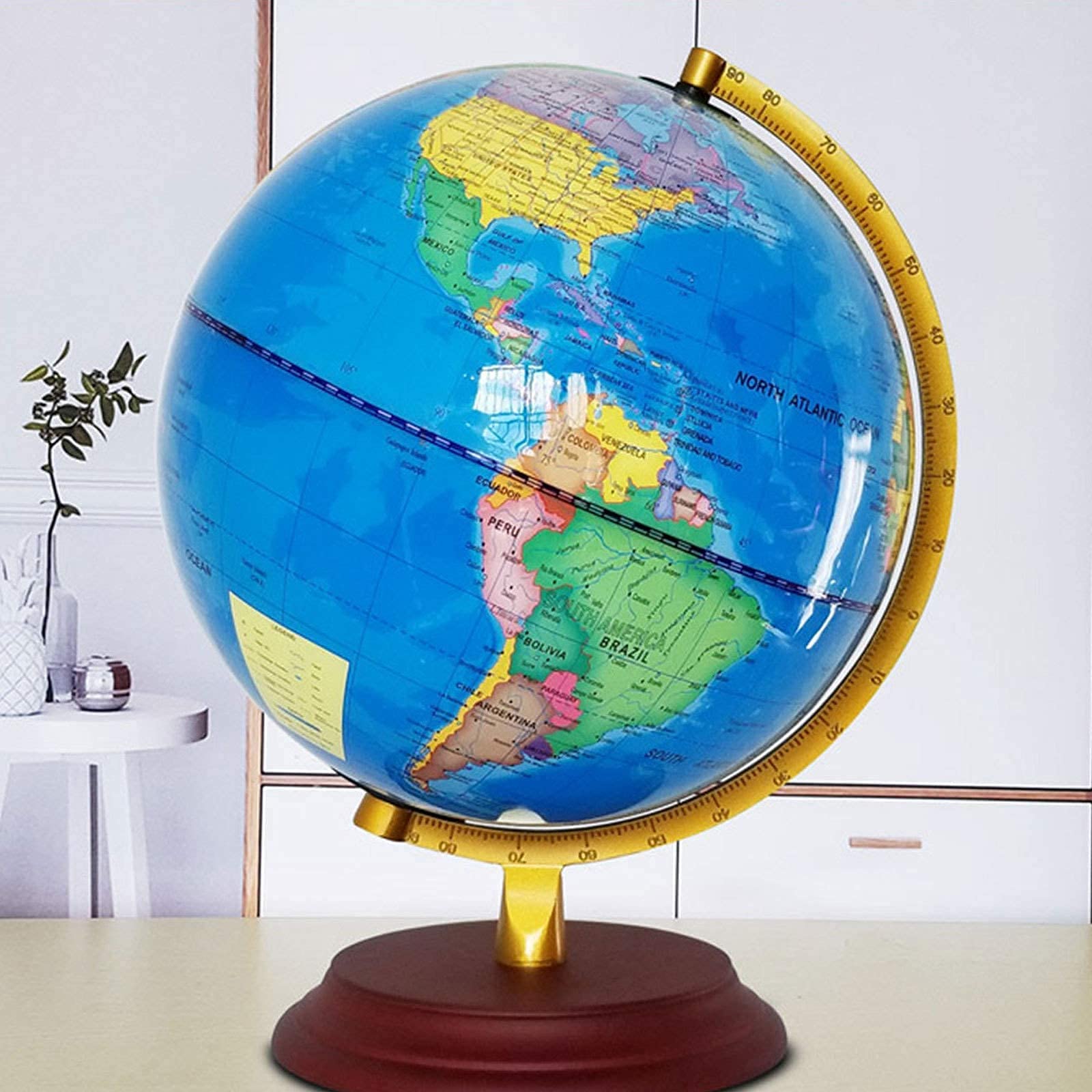 Mappa Del Globo Terrestre Longitudine Latitudine La Forma Della Terra