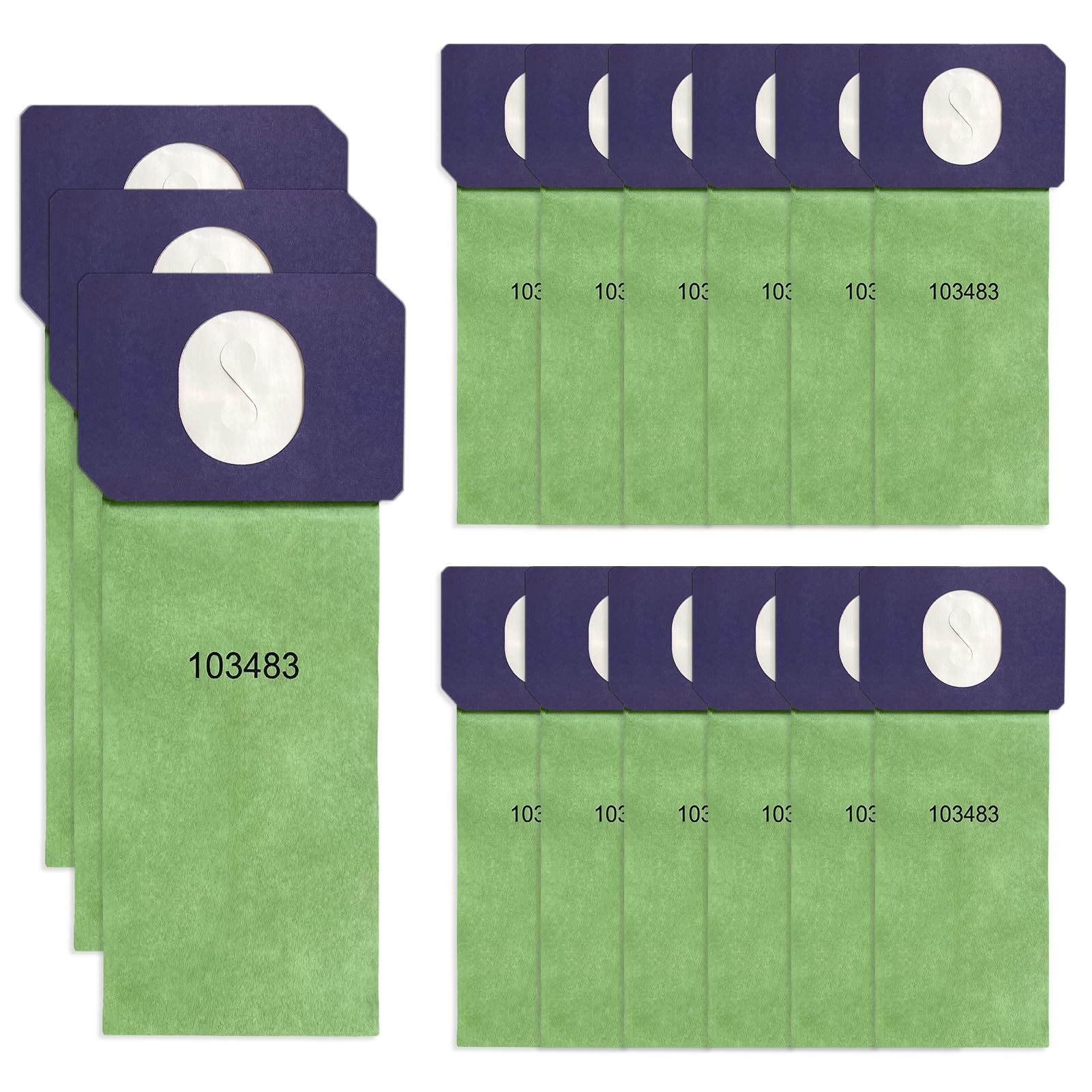 Amazon.com: 15 Pack 103483 Micro Filter Bags Replacement for ProTeam 3. ...