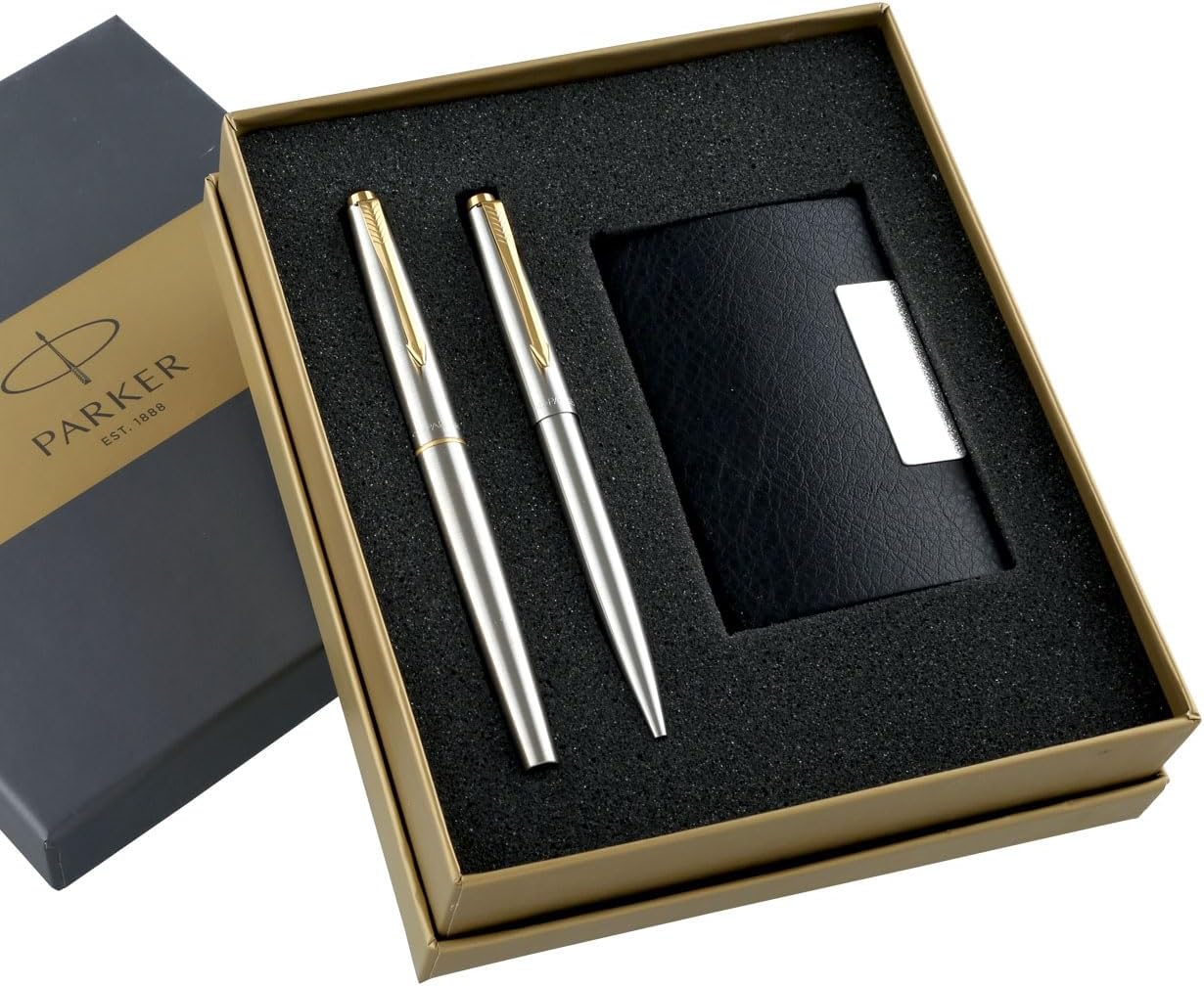 Parker Beta Neo Ball Pen + Parker Notebook Gift Set (Black) : Buy ...