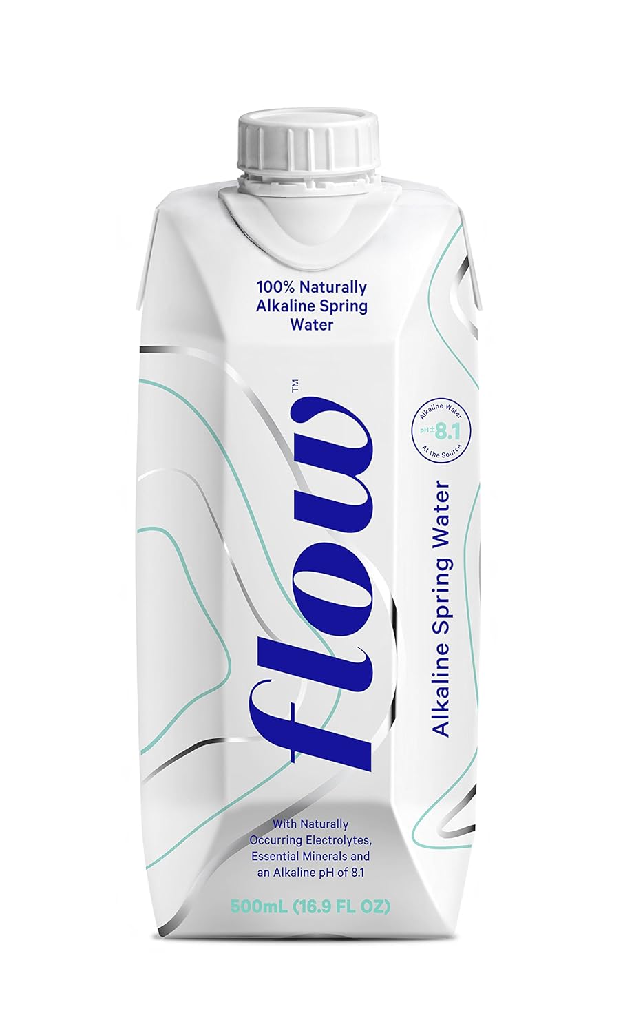 Amazon.com: Flow Spring Water - Natural Alkaline - Case Of 12 - 500 Ml