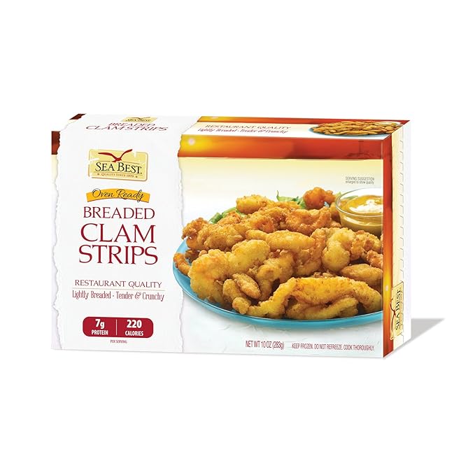 Amazon.com: Sea Best Breaded Clam Strips, 10 Ounce : Grocery & Gourmet Food