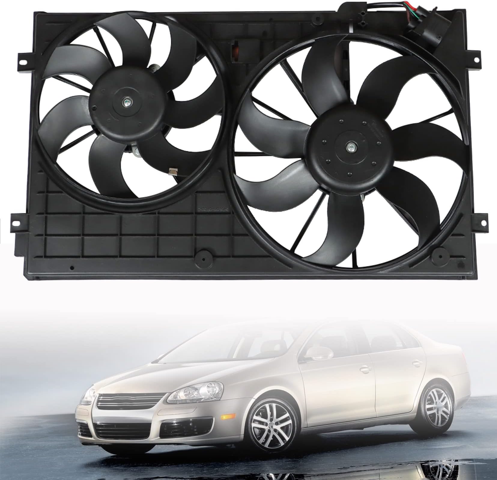 Amazon.com: Garage-Pro Cooling Fan Assembly for VOLKSWAGEN JETTA 2005 ...