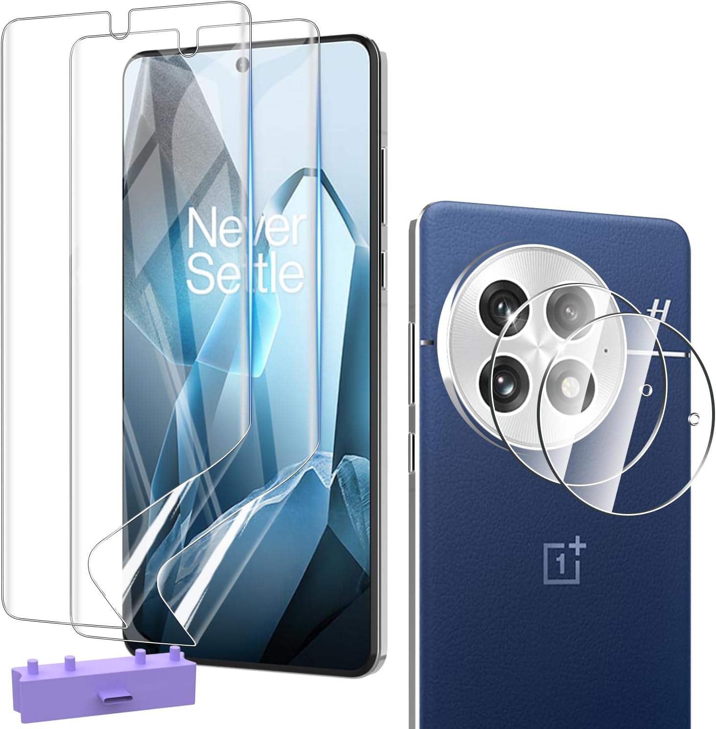 Amazon.com: Natbok 2+2 Pack Soft Flexible TPU Film Screen Protector for ...