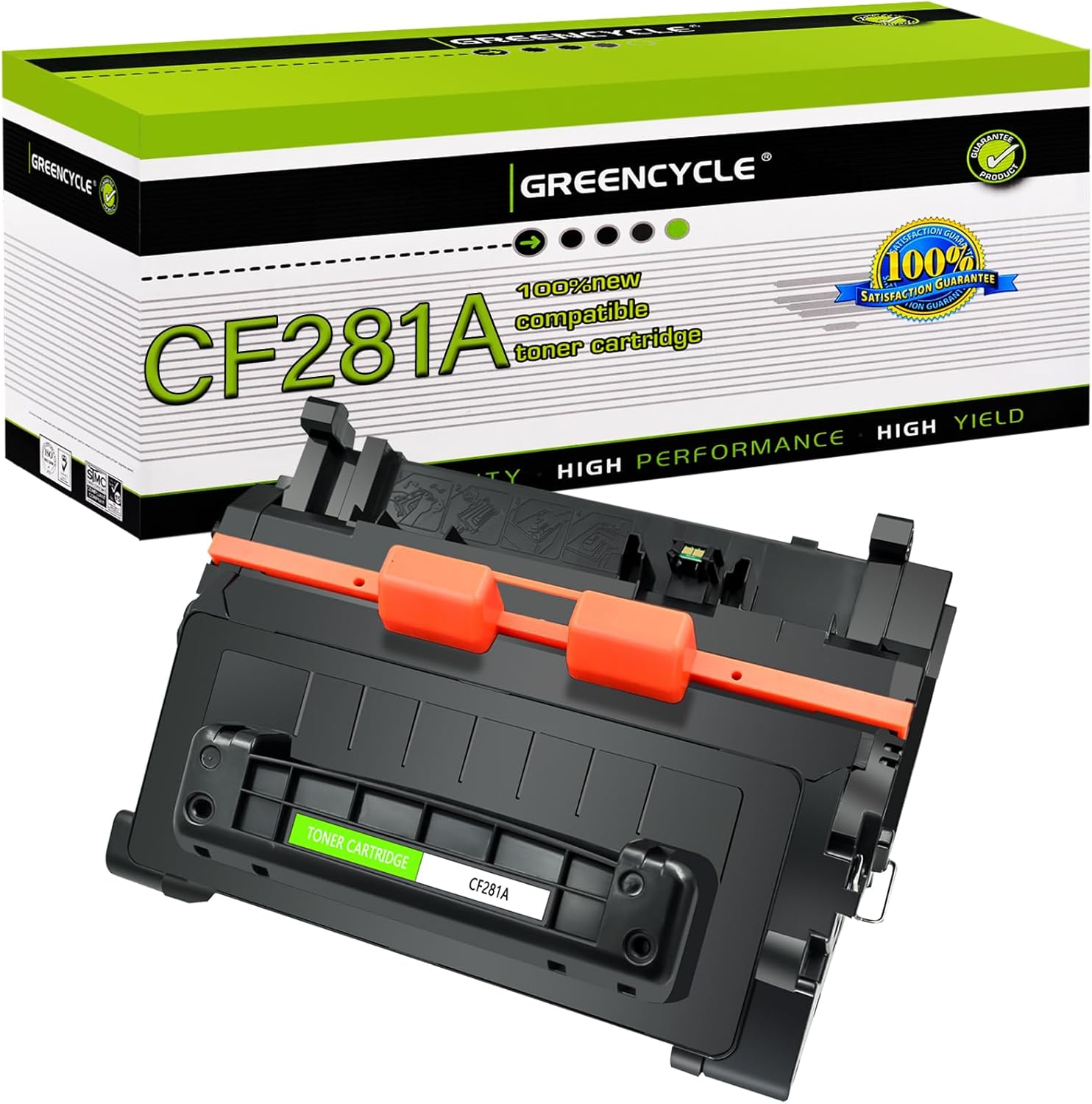 greencycle Compatible Toner Cartridge Replacement for HP 81A CF281A Use ...