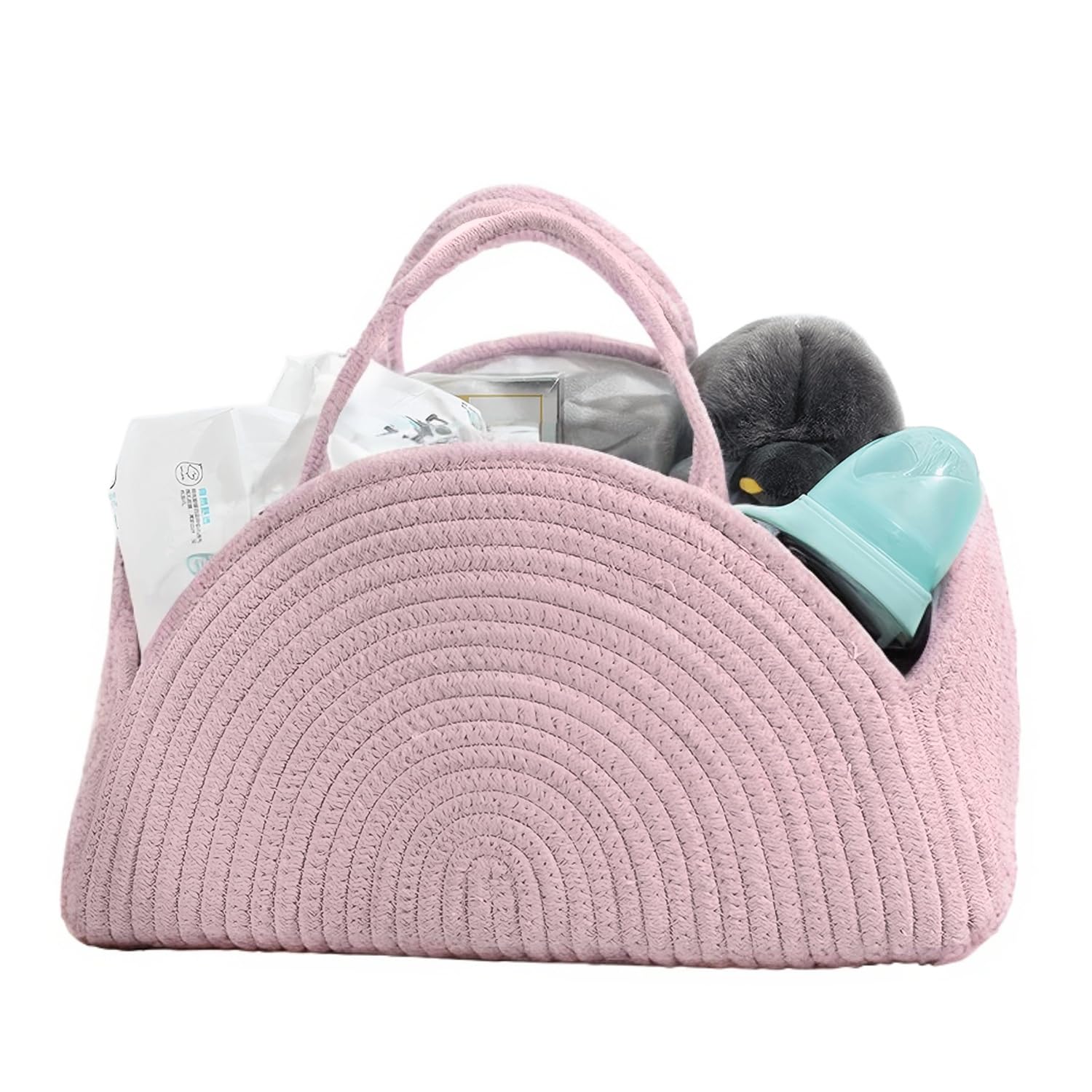 ZHUIYIWIN Nappy Caddy Organiser, Nursery Storage, Newborn Essentials ...