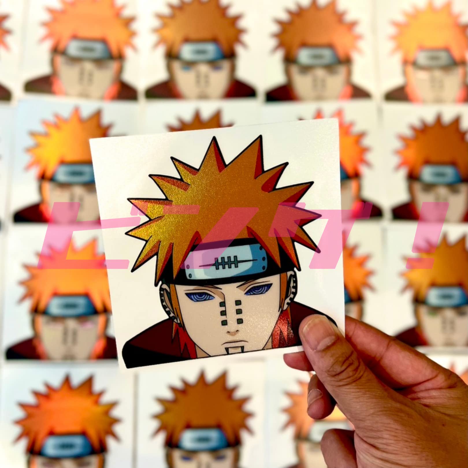 Buy BingeTokyo Fan Art Peeker Holographic Anime Stickers Car Stickers ...