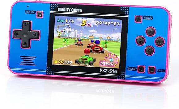 Amazon.com: Handheld Game for Kids ，Built-in 220 32-bit Video Games, 3. ...