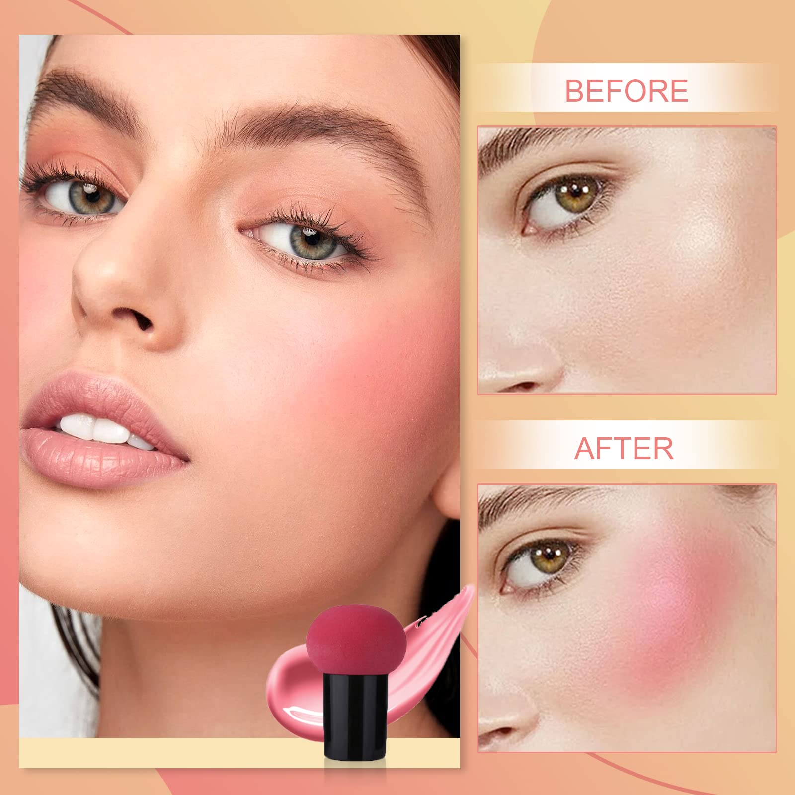Snapklik.com : Liquid Blush Face Makeup For Cheeks, Velvet Cream Matte ...
